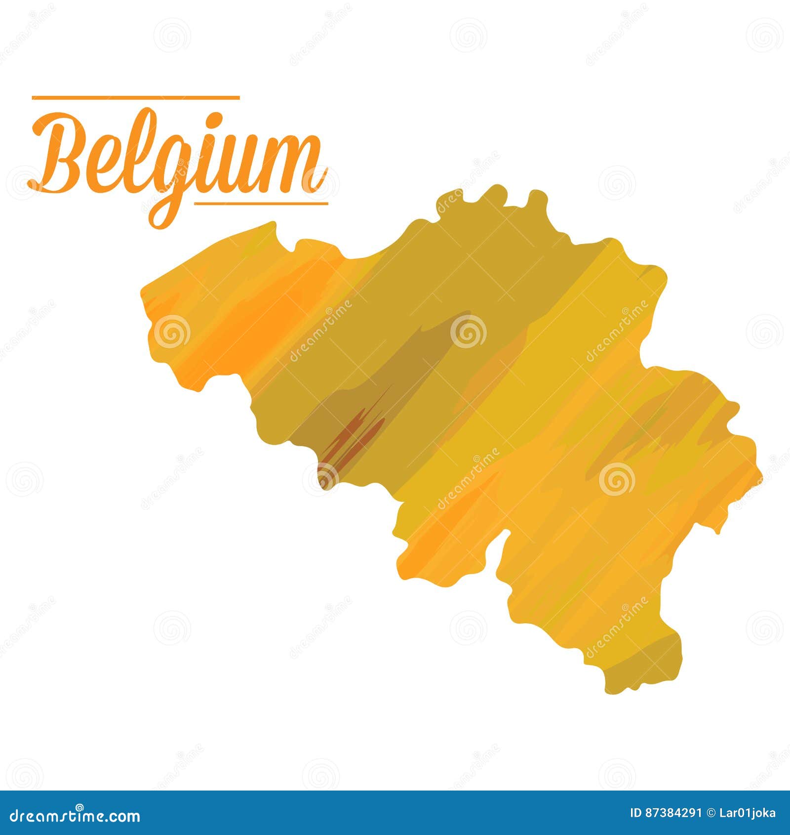Isolated Belgian Map Cartoon Vector | CartoonDealer.com #87384291