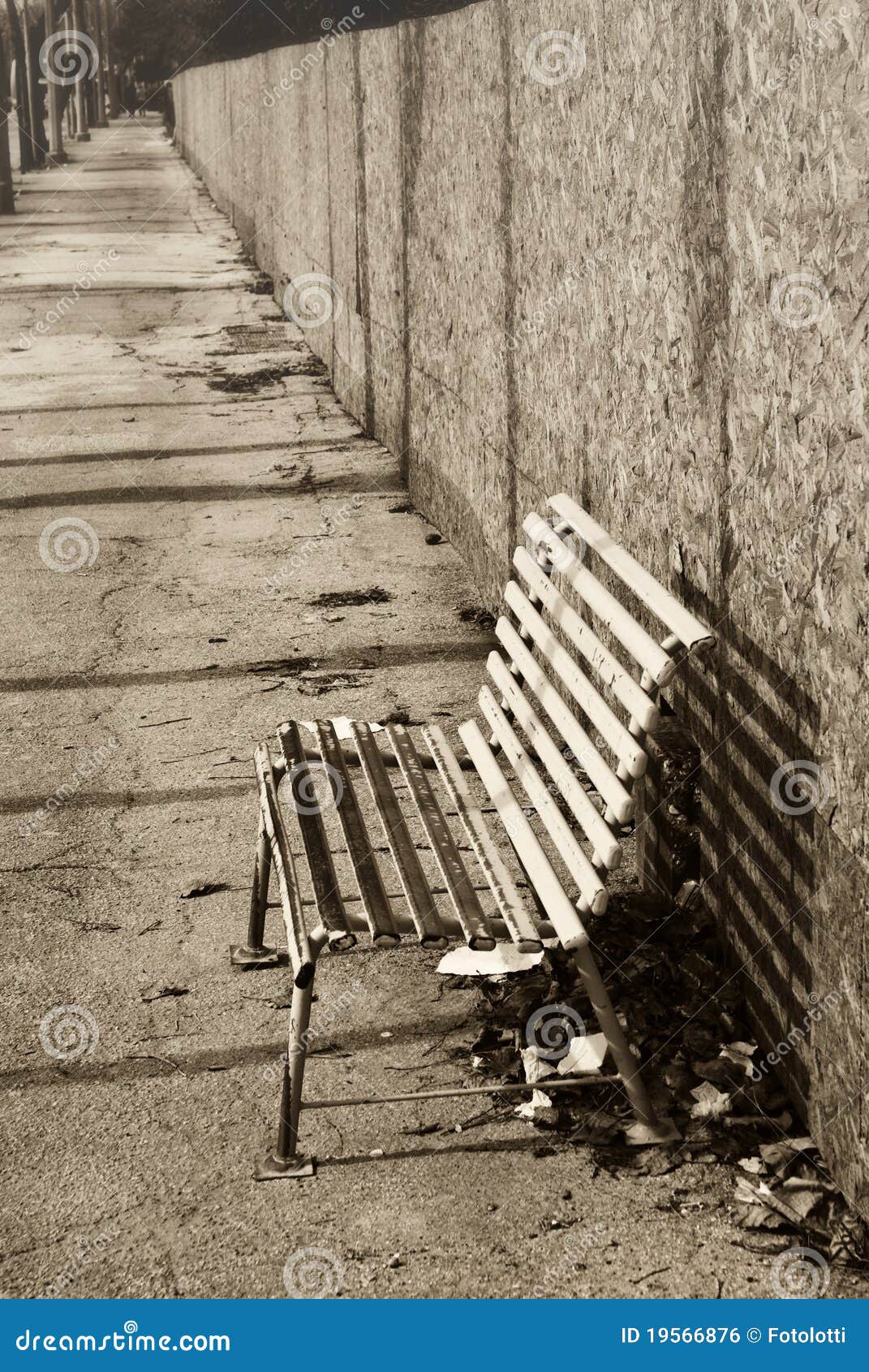Isolated bench stock photo. Image of grime, outdoor, resting - 19566876