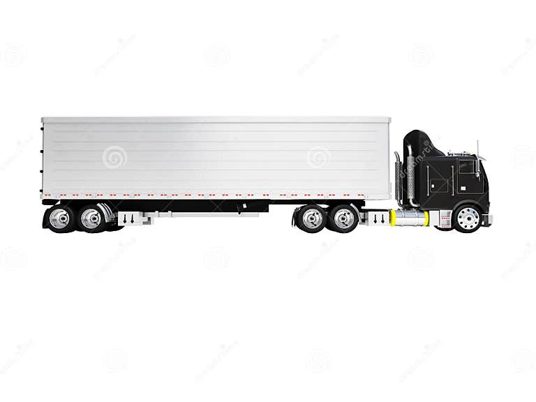Isolated big car side view stock illustration. Illustration of giant ...