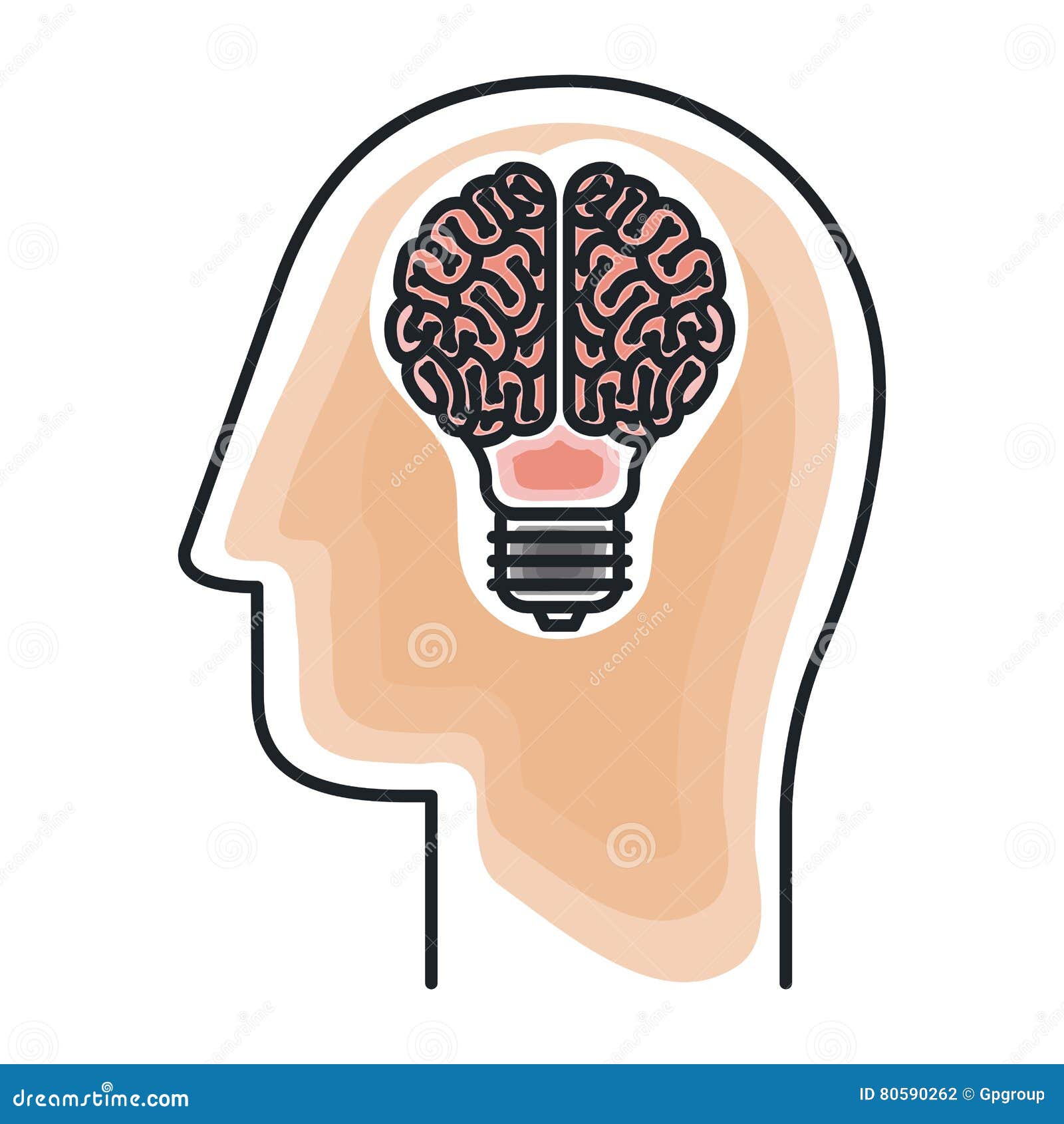 Isolated Big Idea Draw Design Stock Vector - Illustration of strategy ...