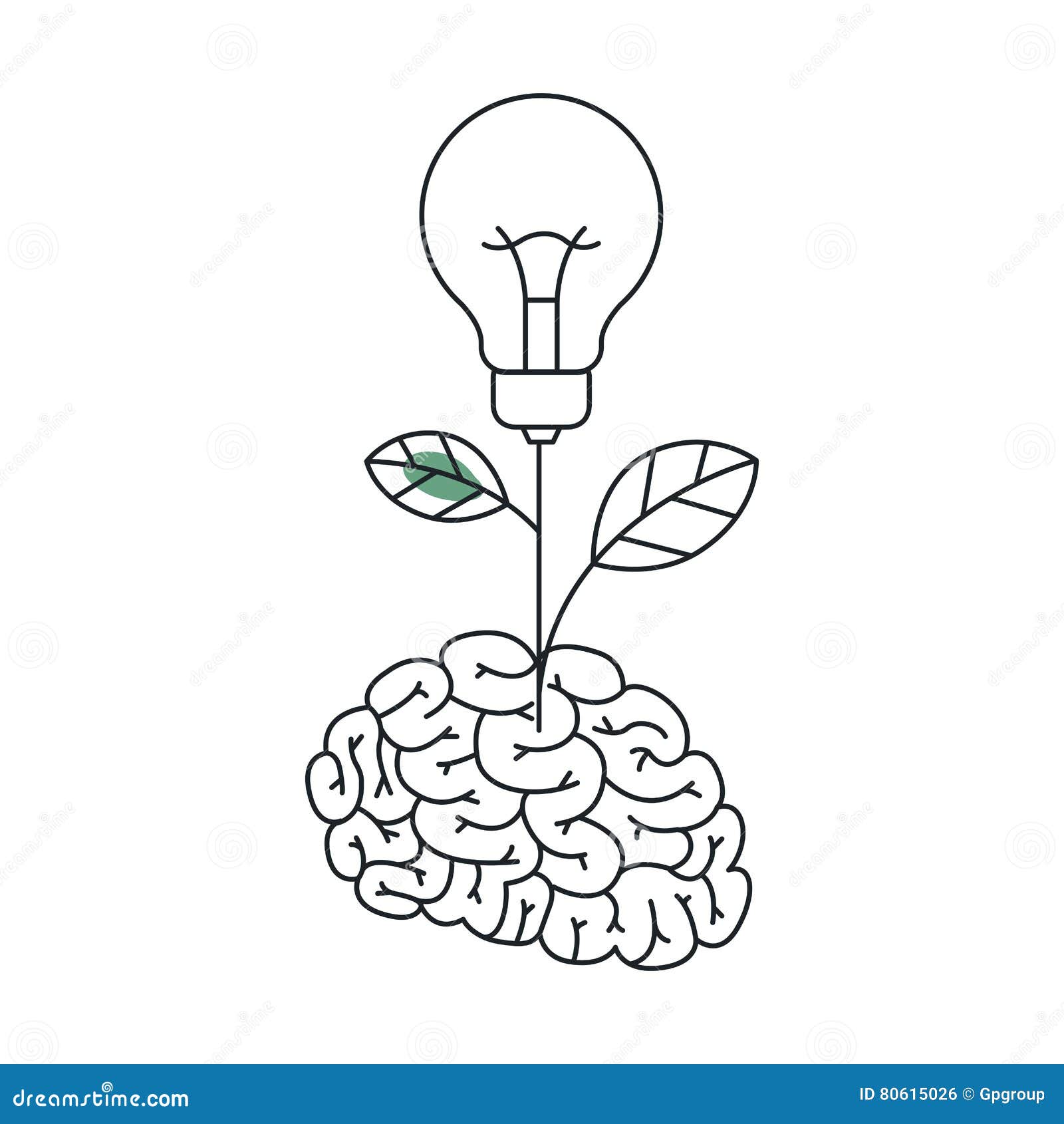 Isolated Big Idea Draw Design Stock Vector - Illustration of solution ...