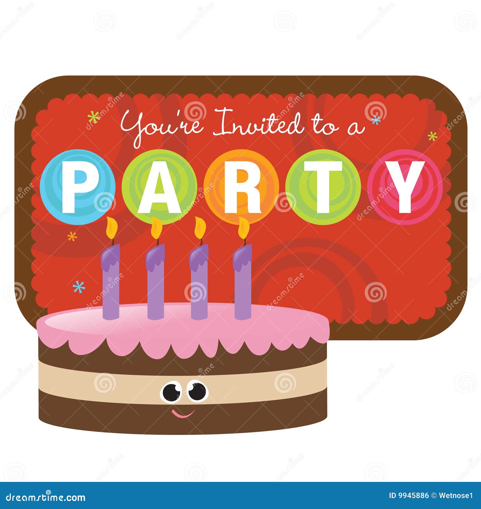 Isolated Birthday Cake with Sign Stock Vector - Illustration of drawing ...