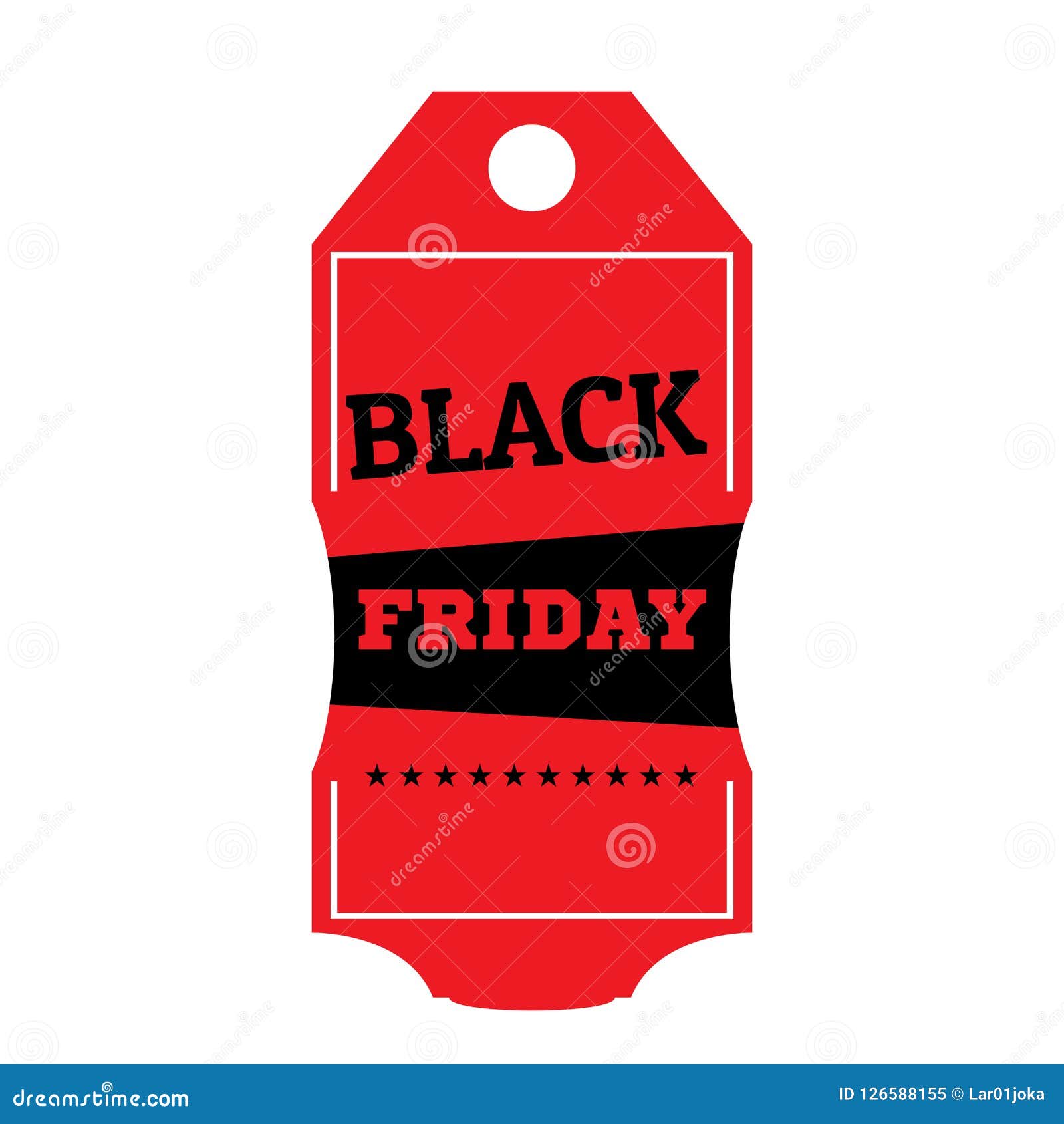 Isolatted Black Friday Label Stock Vector - Illustration of sticker ...