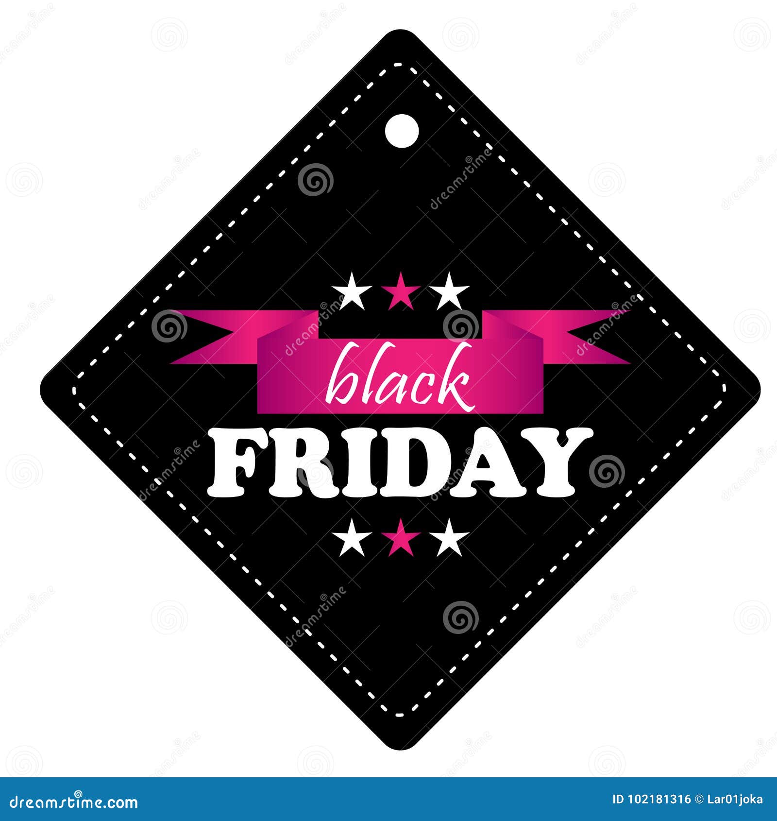 Isolated Black Friday Label Stock Vector - Illustration of card ...
