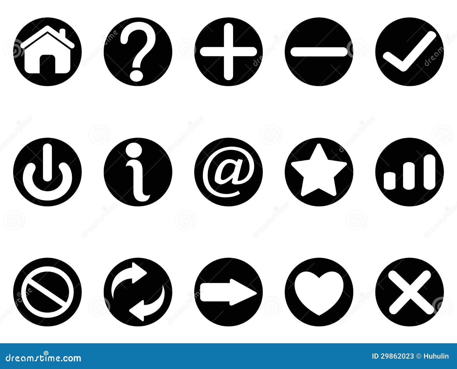 Black Interface Button Icons Stock Vector - Illustration of arrow ...