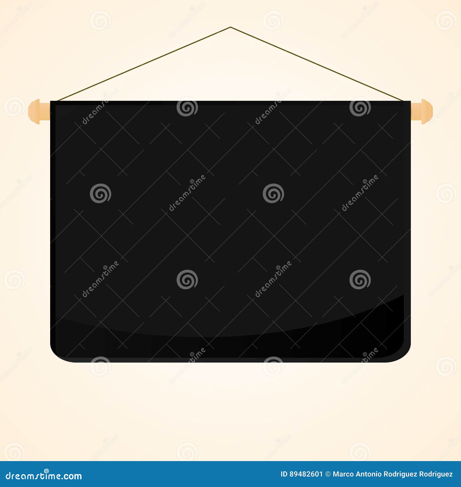 Isolated black label stock vector. Illustration of generated - 89482601