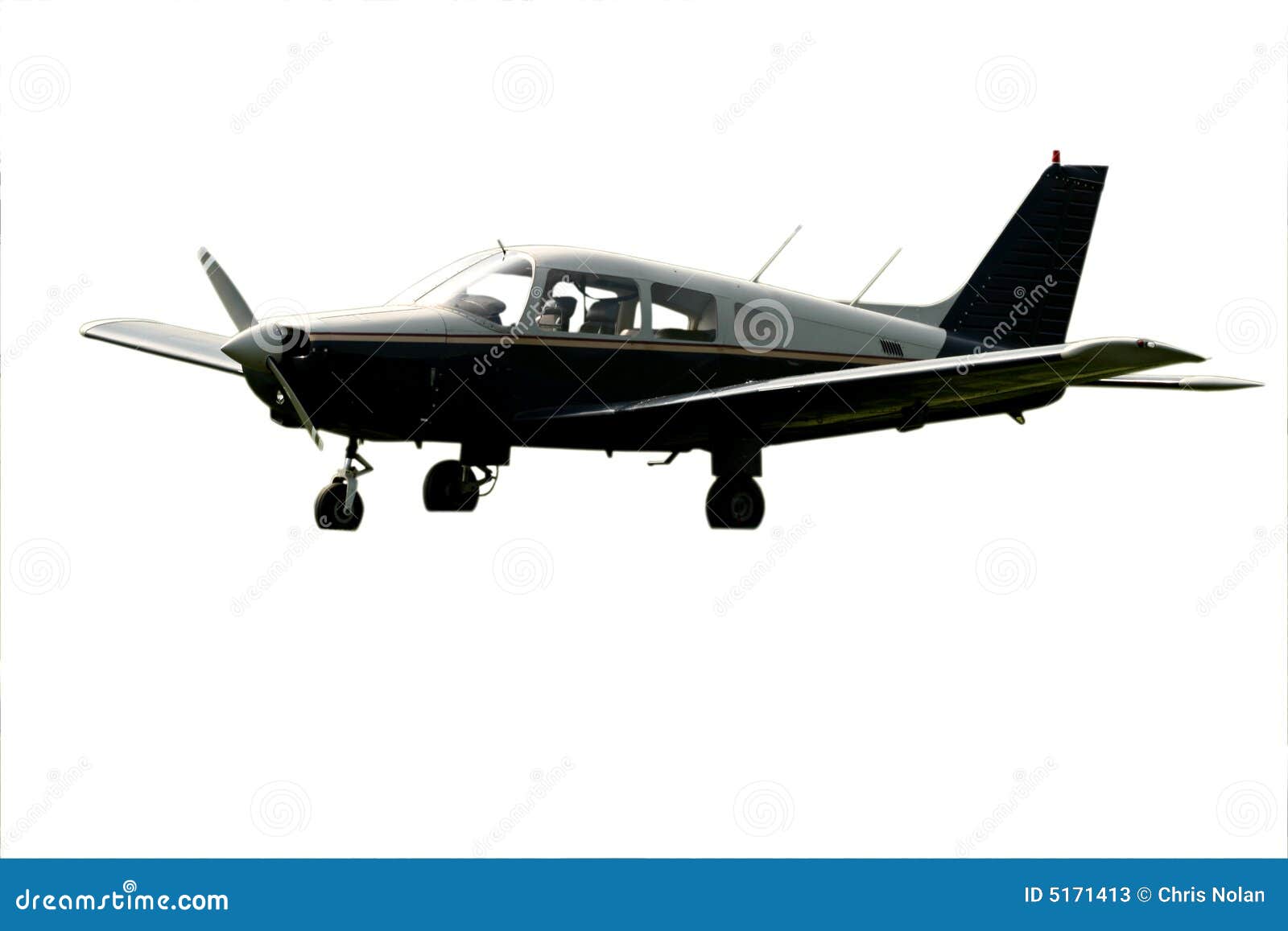 Isolated black plane stock image. Image of clipping, tarmac - 5171413