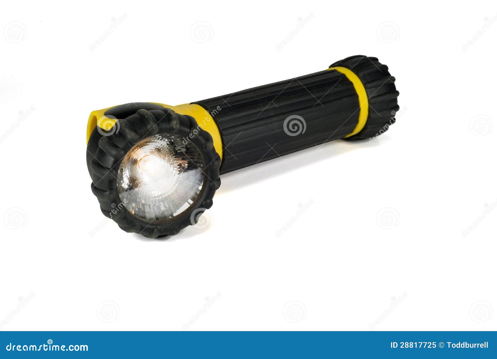 Yellow Flashlight Stock Image | CartoonDealer.com #8329033