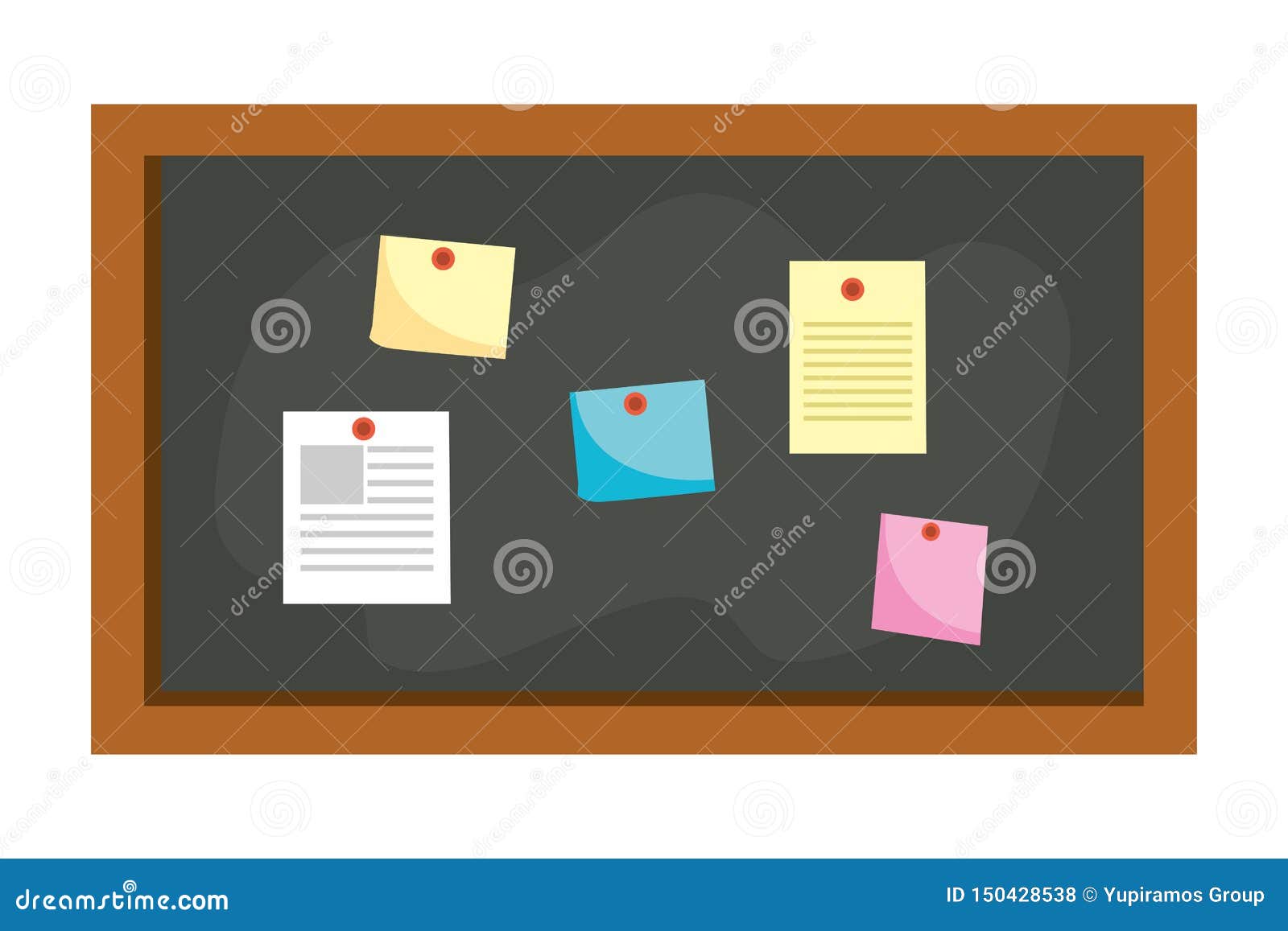 Isolated Blackboard of School Design Stock Vector - Illustration of ...