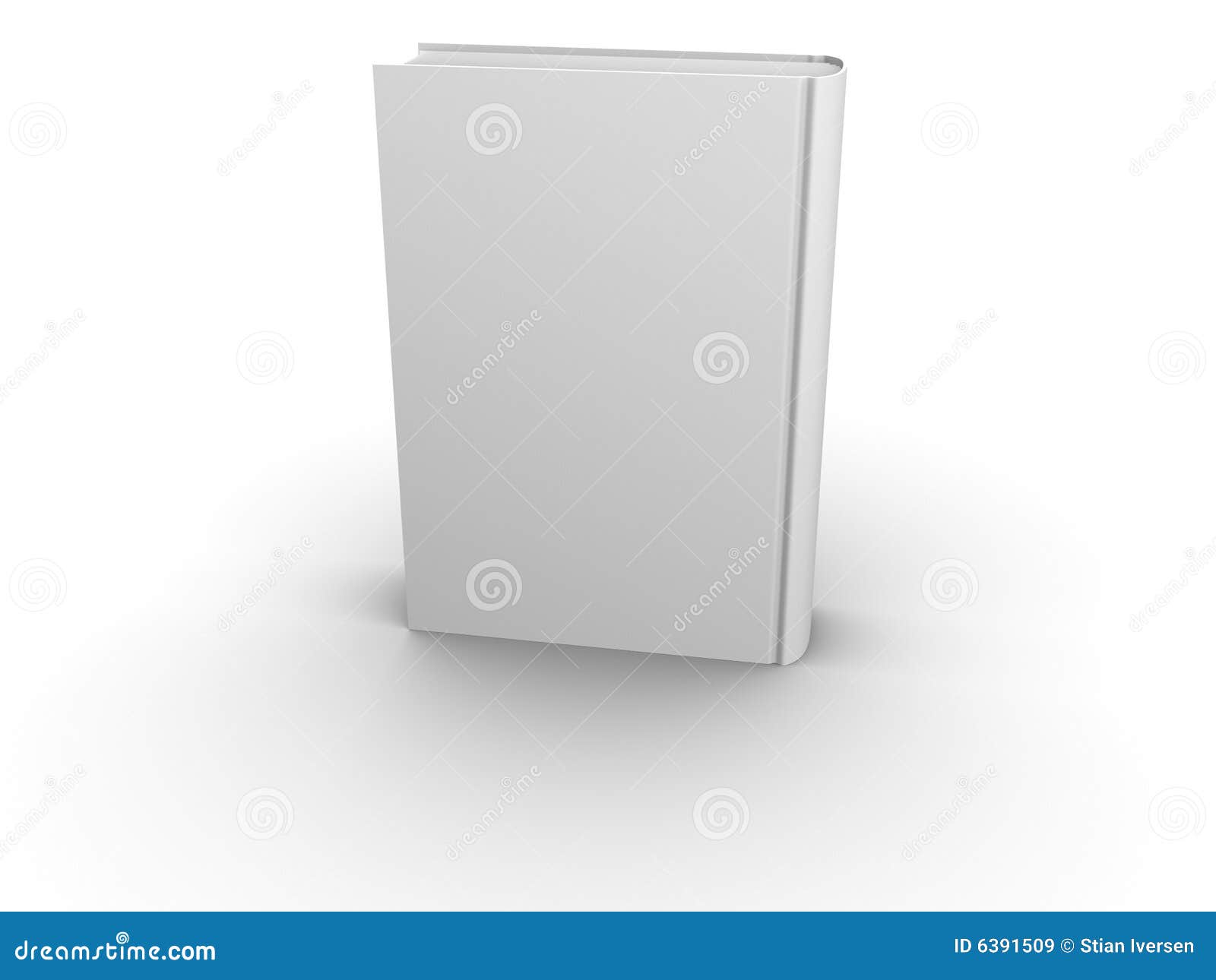 Isolated blank book back stock illustration. Illustration of editable ...