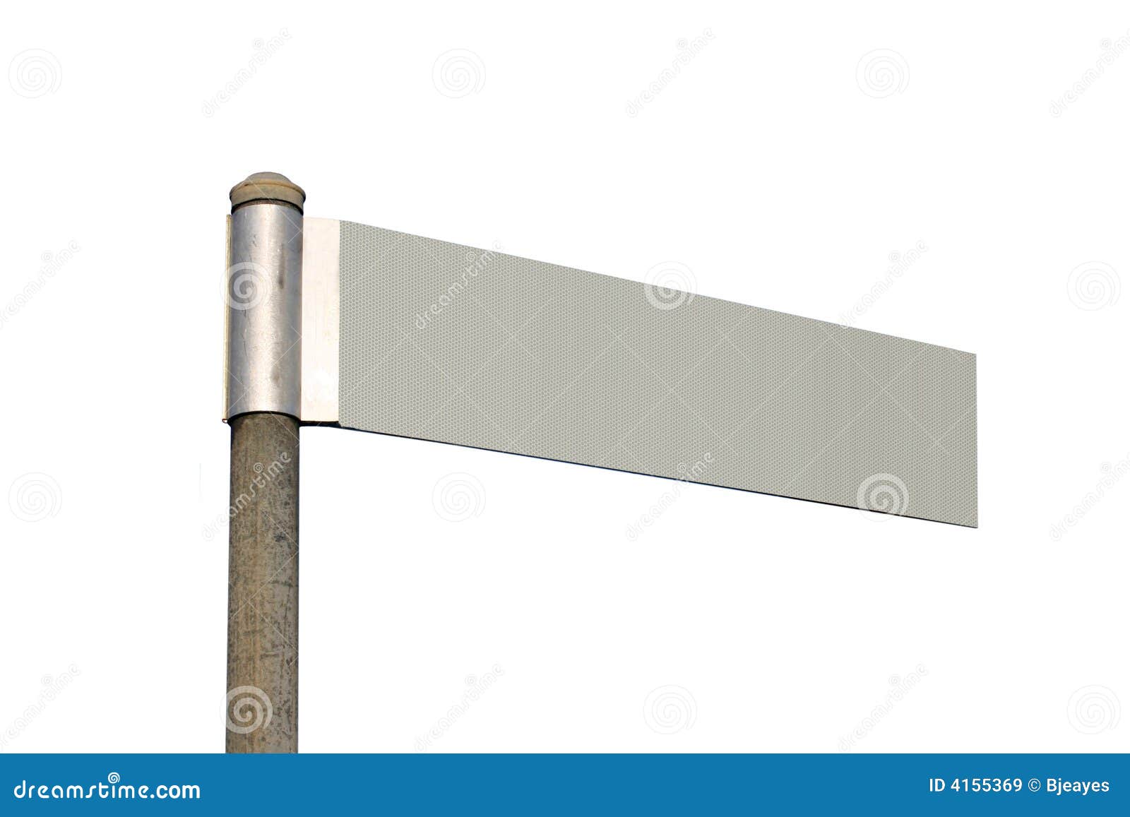 Isolated blank street sign stock image. Image of pole - 4155369