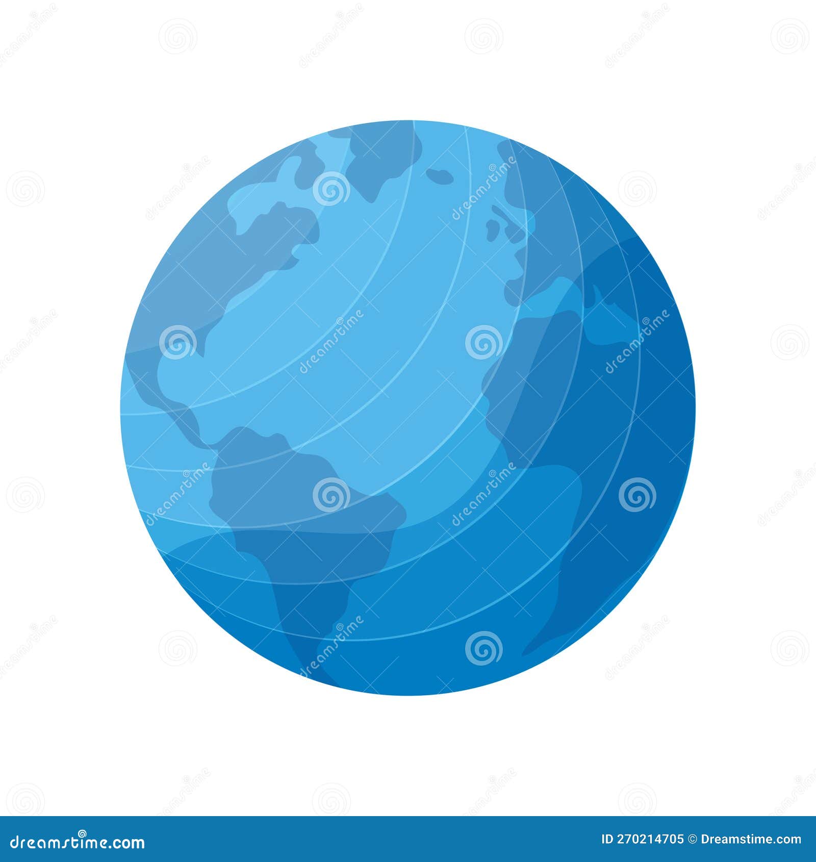 Isolated Blue Earth Globe Icon Vector Stock Vector - Illustration of ...