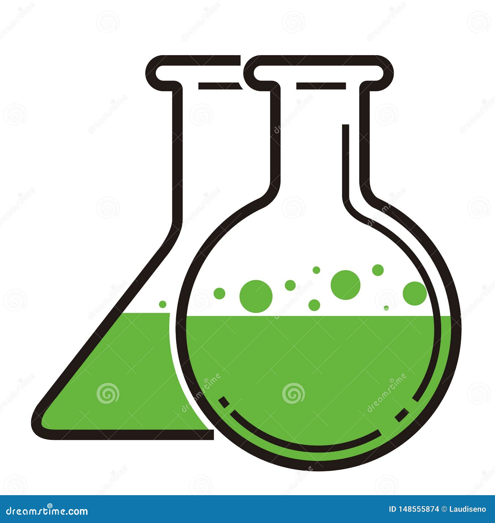 Erlenmeyer Flasks Stock Illustration | CartoonDealer.com #226589947