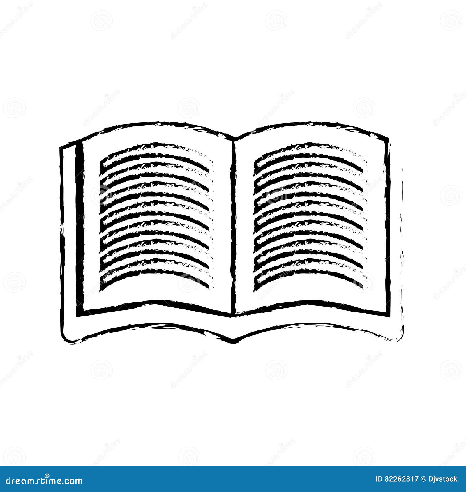 Isolated book symbol stock vector. Illustration of paper - 82262817