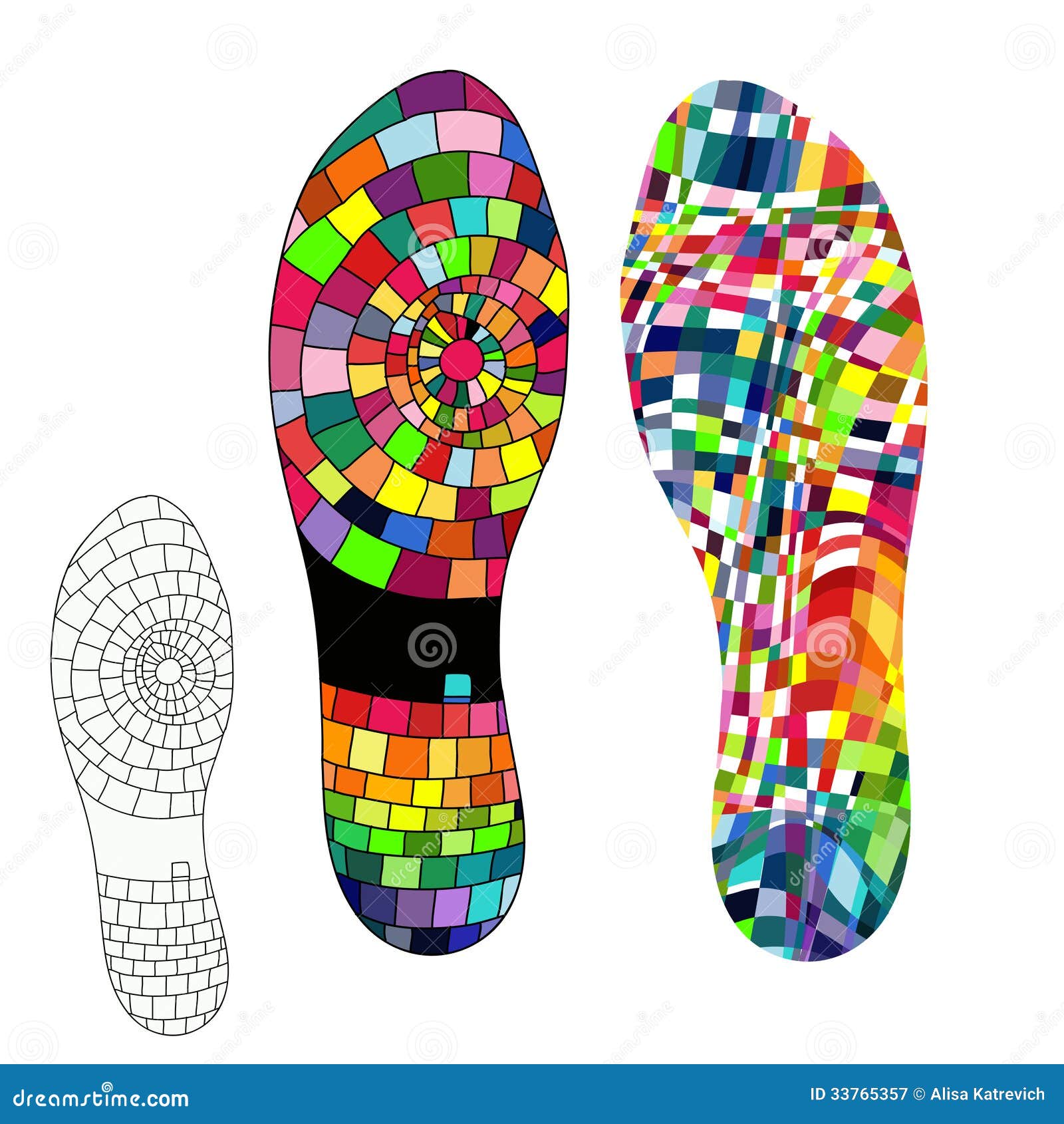 Isolated BootPrint - Detailed Vector of a Boot Stock Vector ...