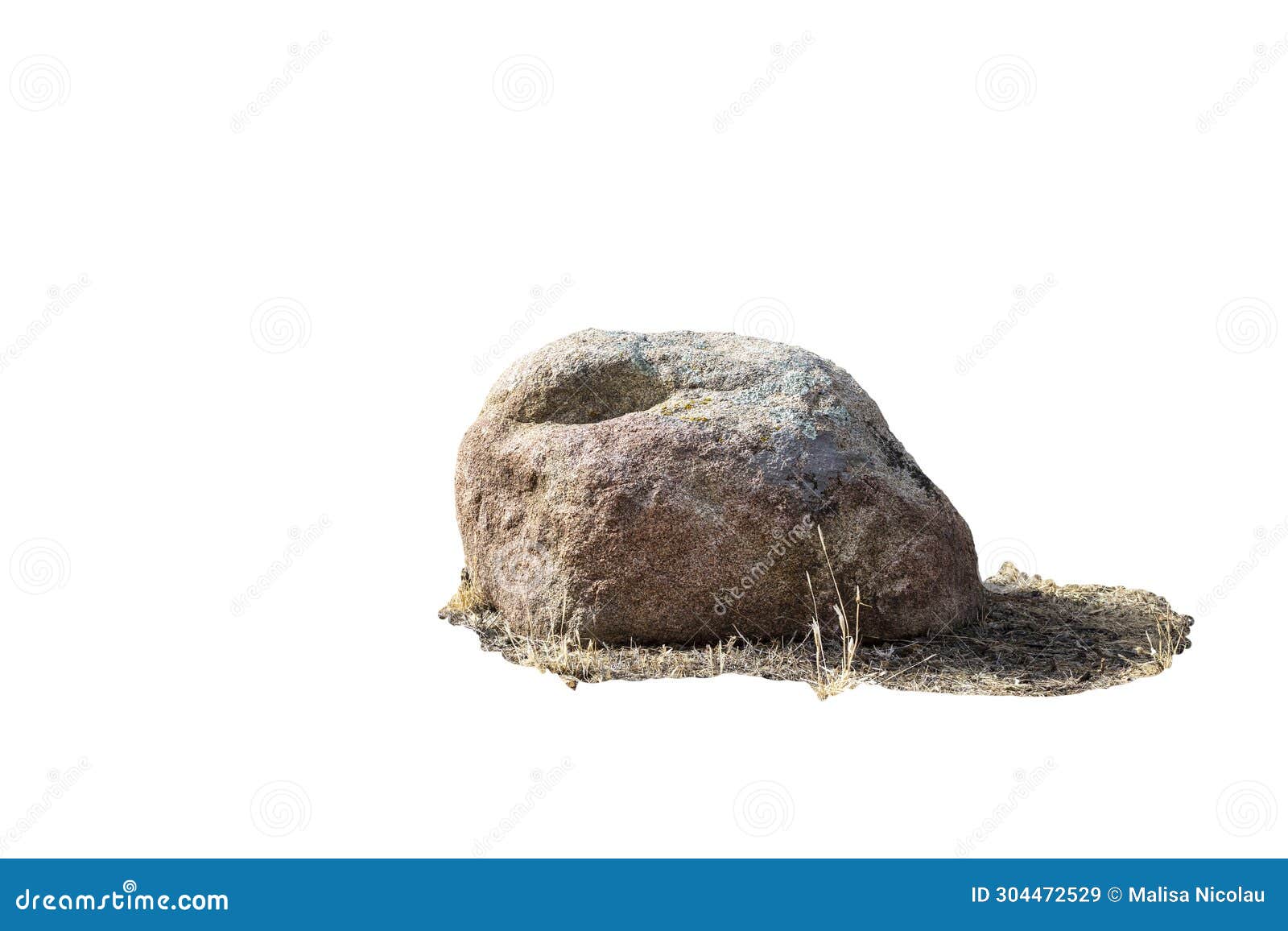 Isolated Boulder with Various Textures and Colors from Pescott Arizona ...