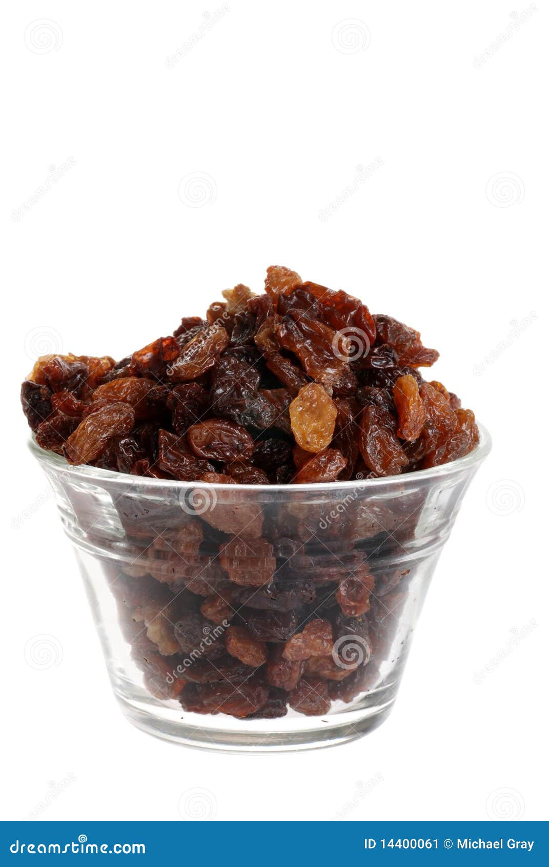 Isolated bowl of raisins stock image. Image of healthy - 14400061