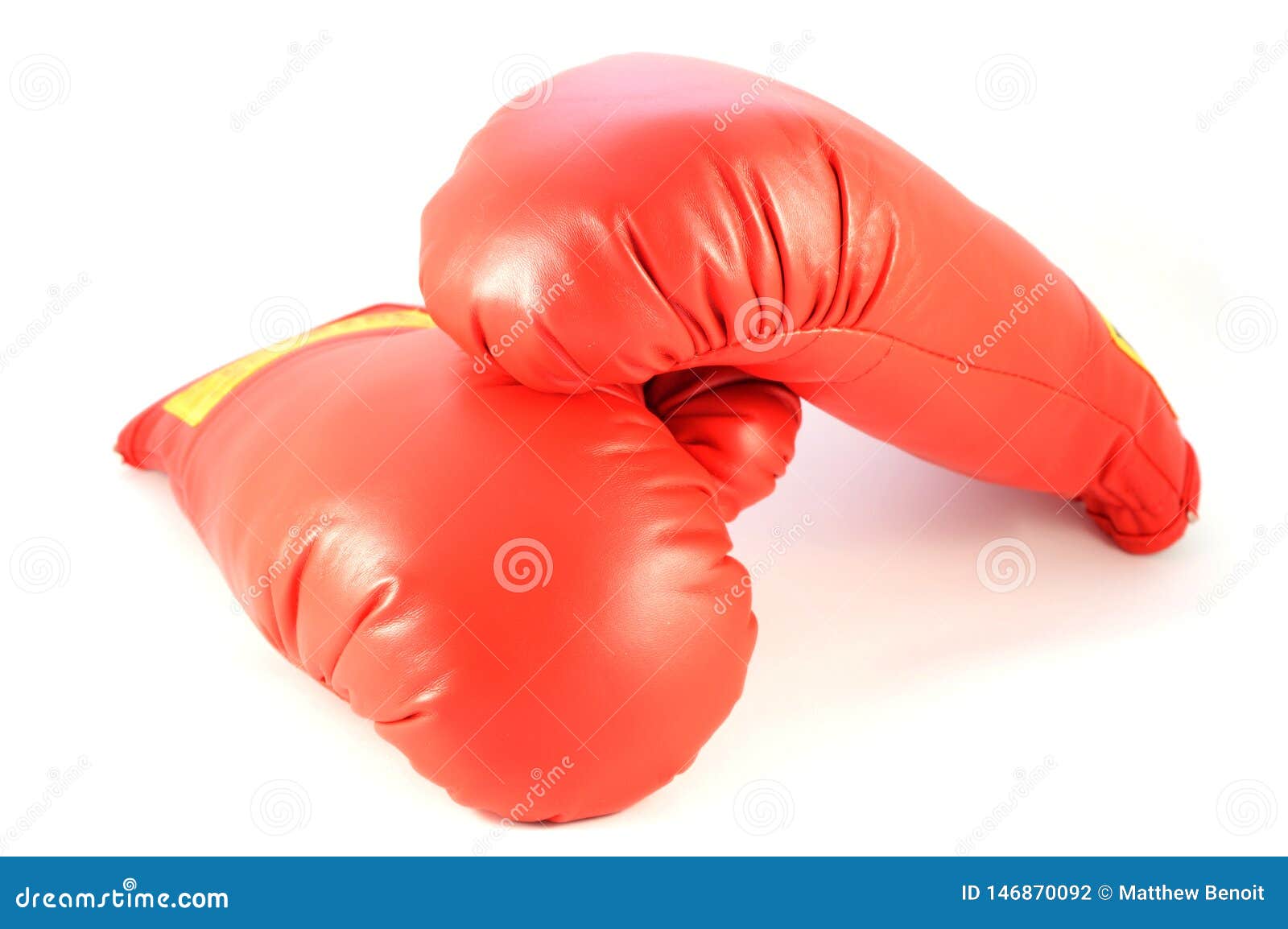 Isolated Boxing Training Gloves Stock Photo - Image of background ...