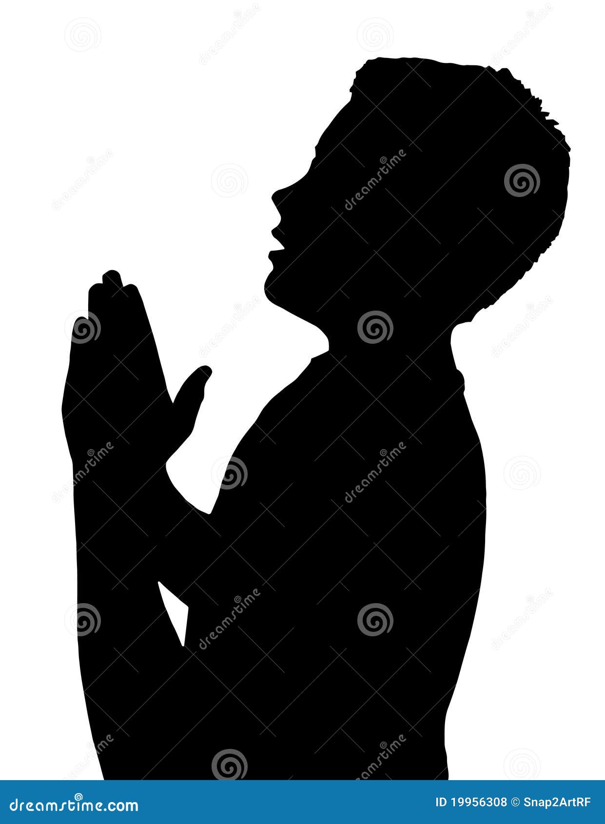 Isolated Boy Child Gesture Praying Stock Vector - Illustration of pose ...