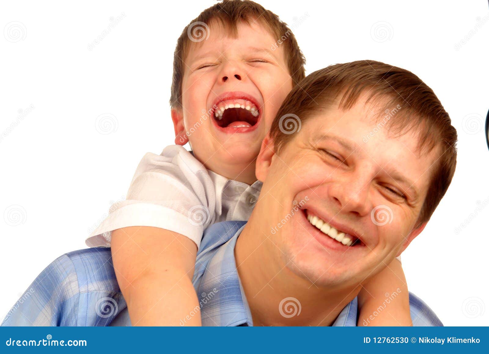 Isolated boy and father stock photo. Image of isolated - 12762530