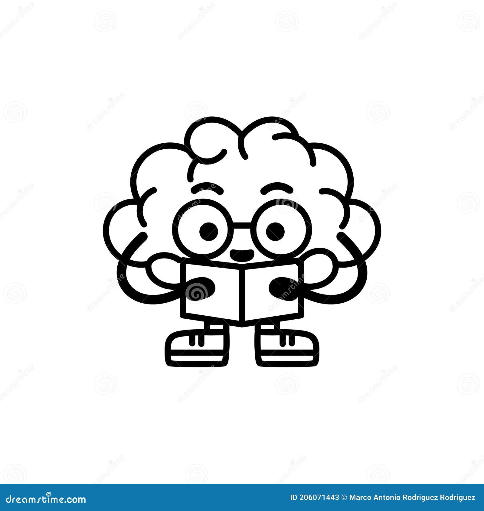 Cartoon Boy Studying Vector Illustration | CartoonDealer.com #74888224