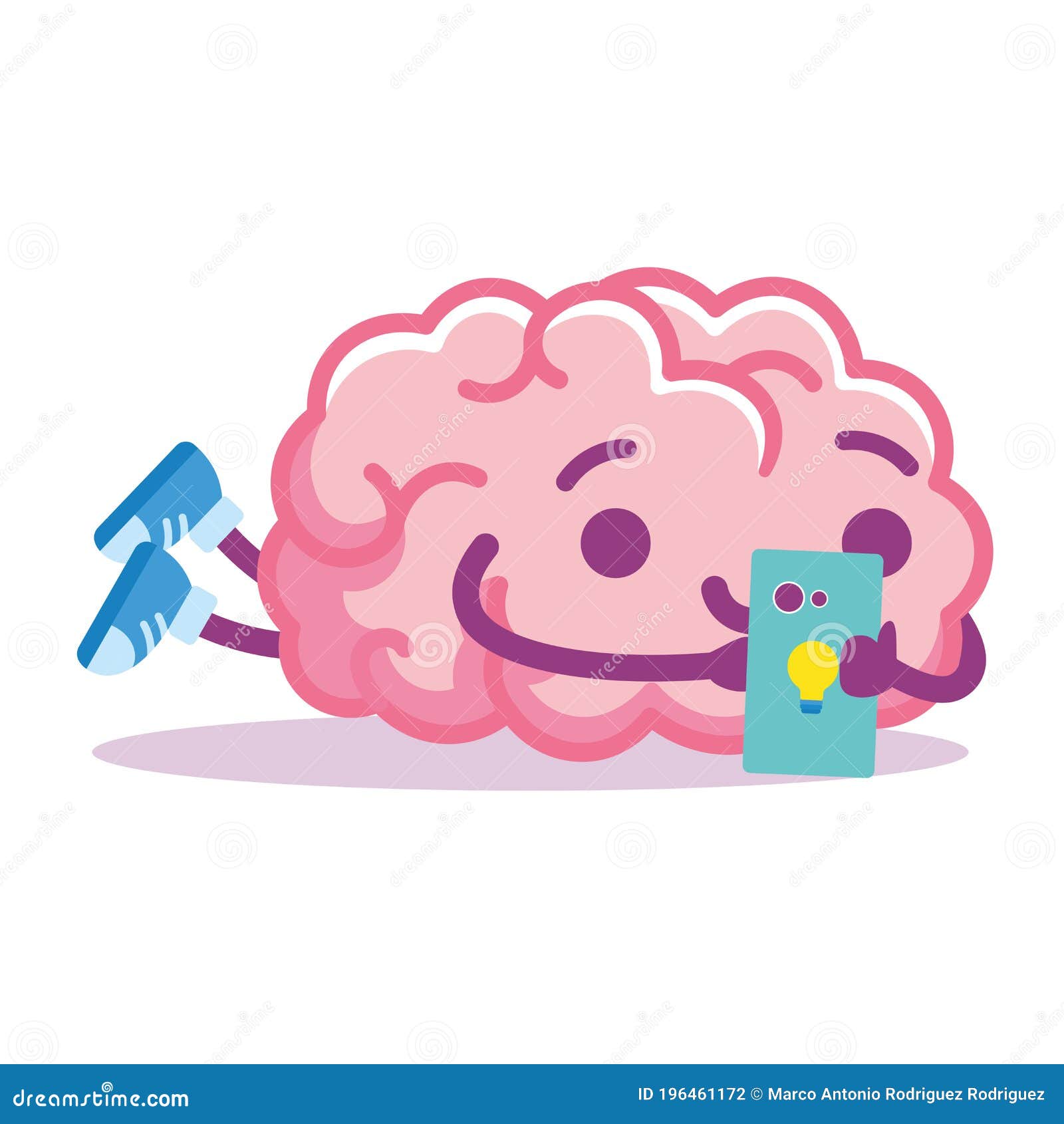 Isolated Brain Sick Emoji Vector Illustration | CartoonDealer.com ...