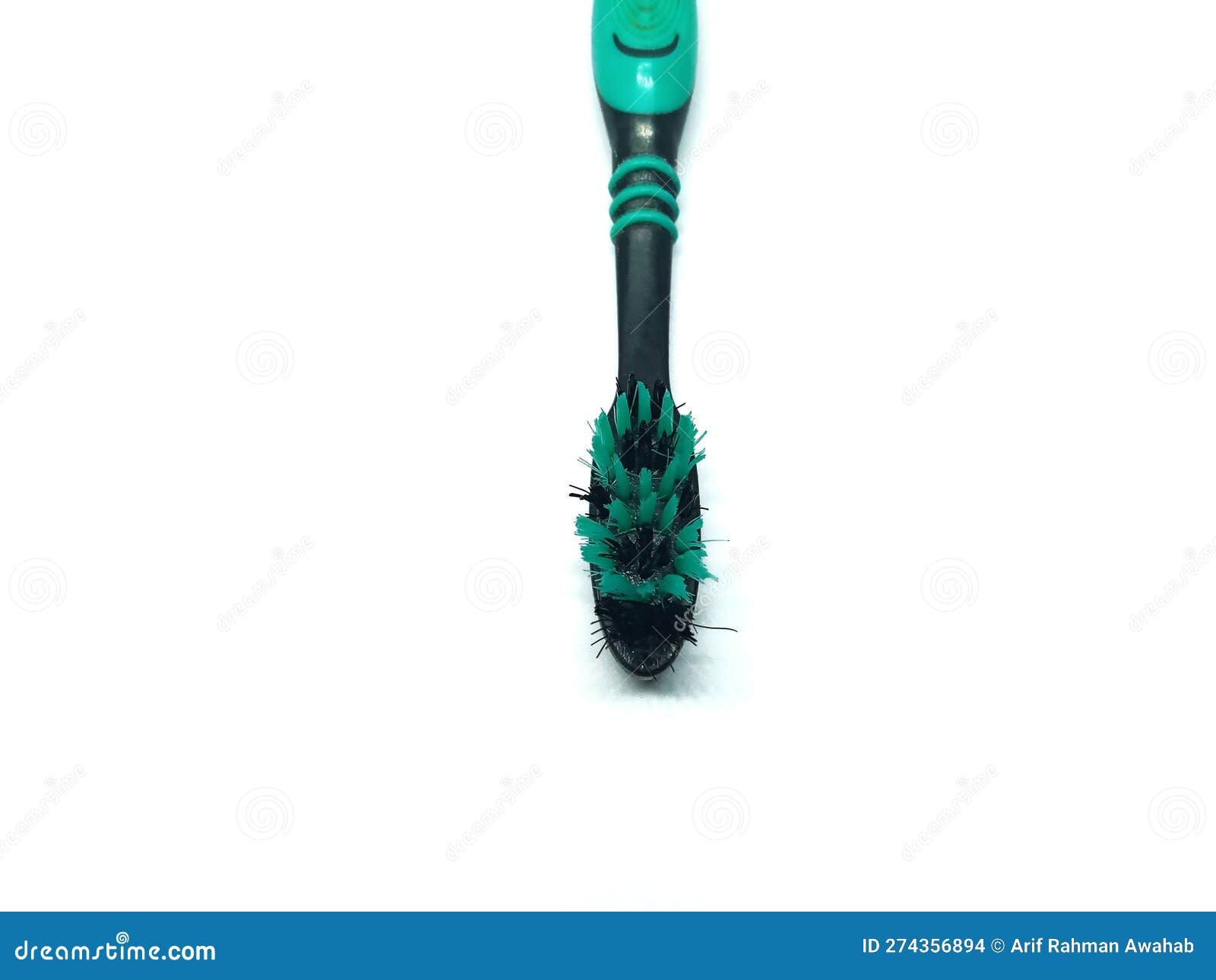 Isolated Broken Toothbrush on White Background Stock Photo - Image of ...