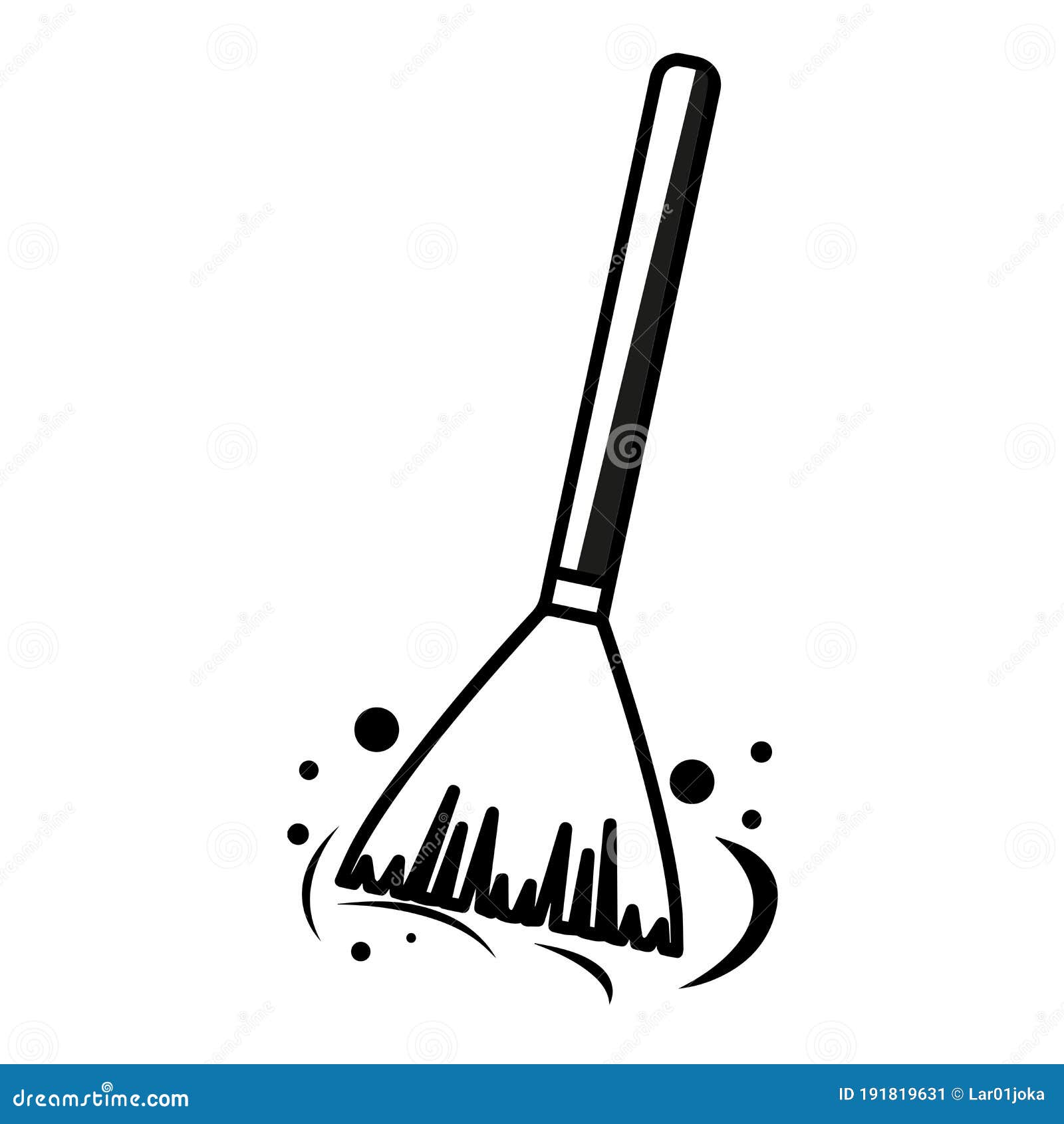 Isolated broom icon stock vector. Illustration of design - 191819631