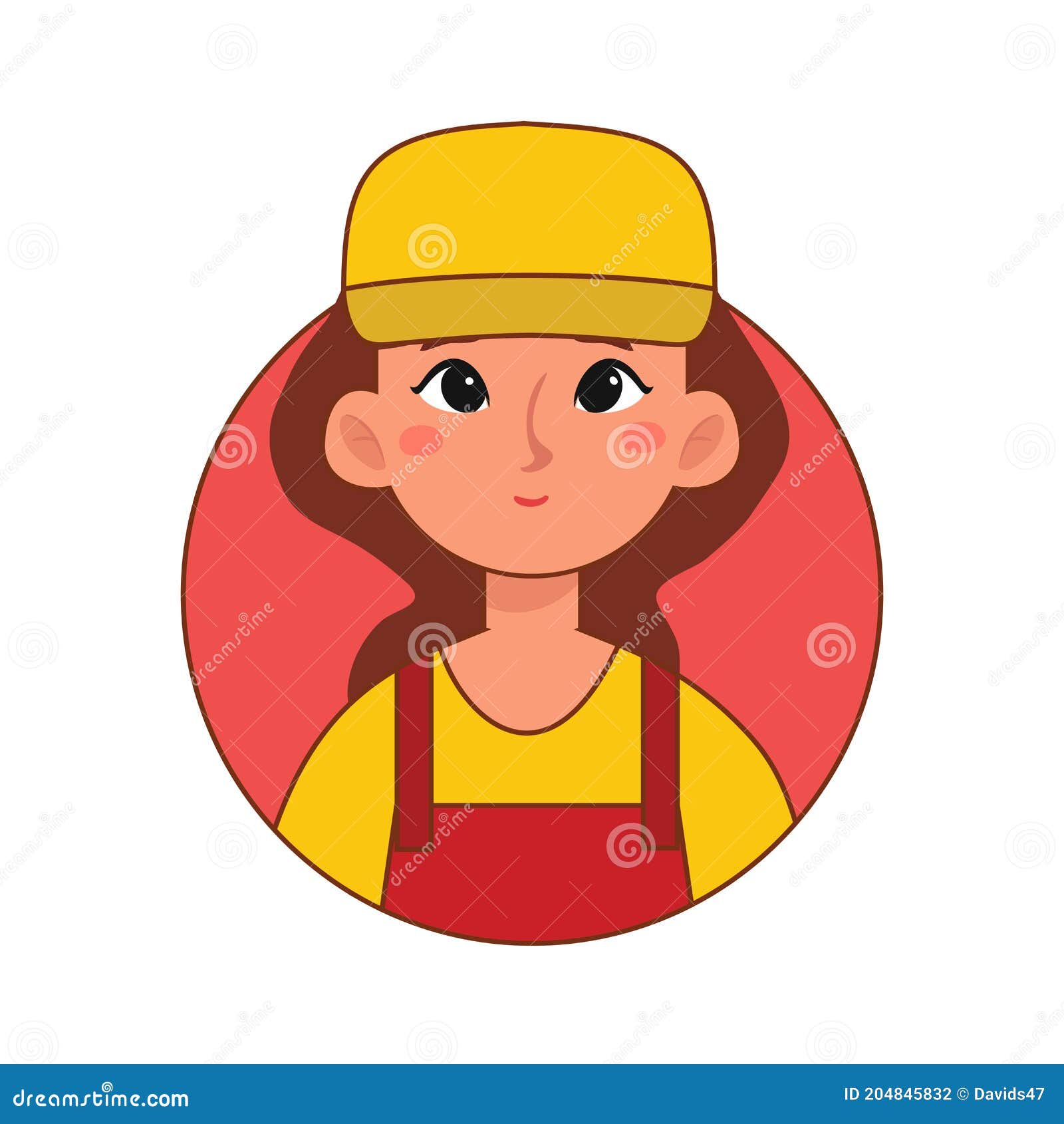 Isolated builder logo stock vector. Illustration of symbol - 204845832