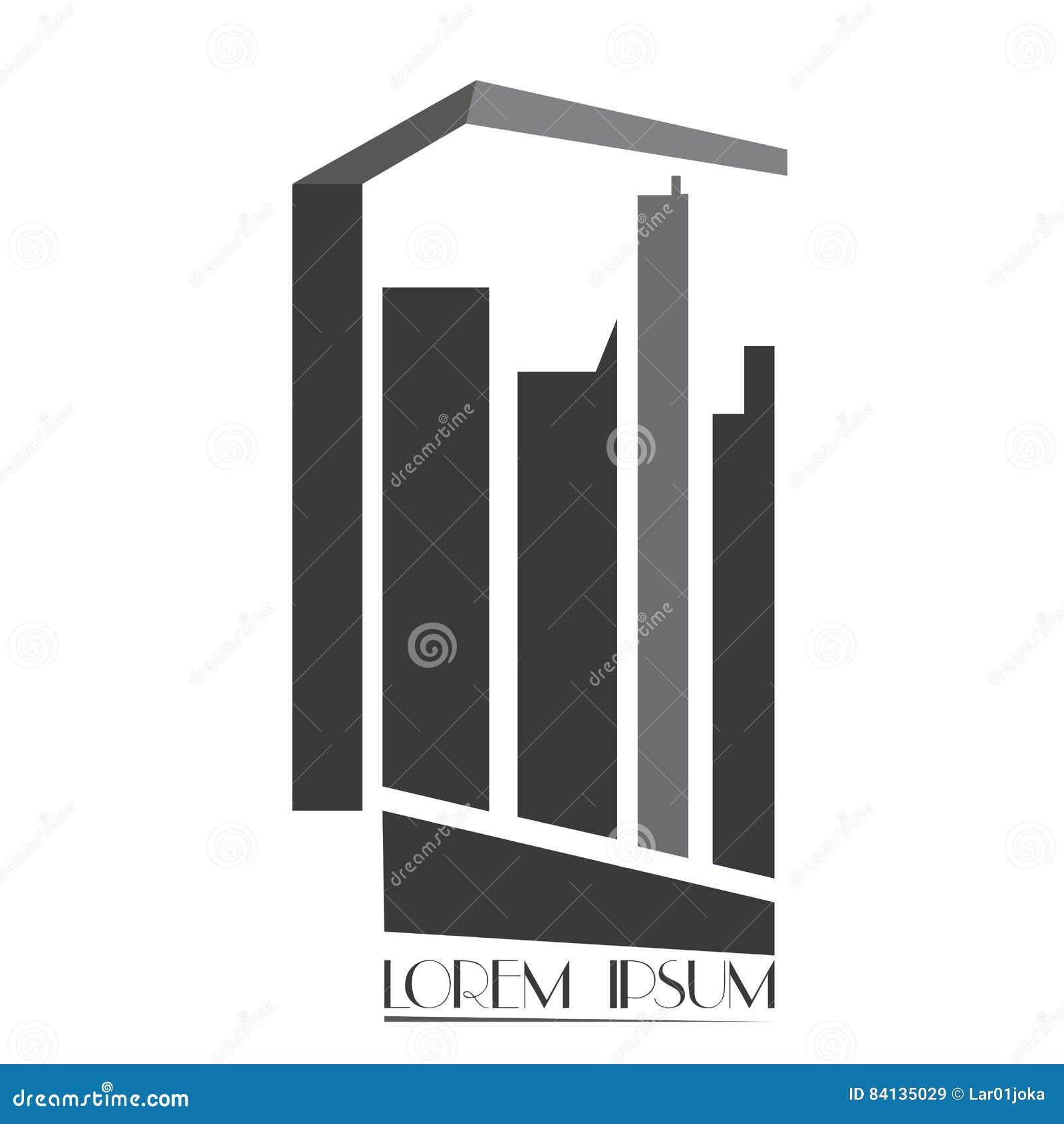 Isolated building logo stock vector. Illustration of element - 84135029