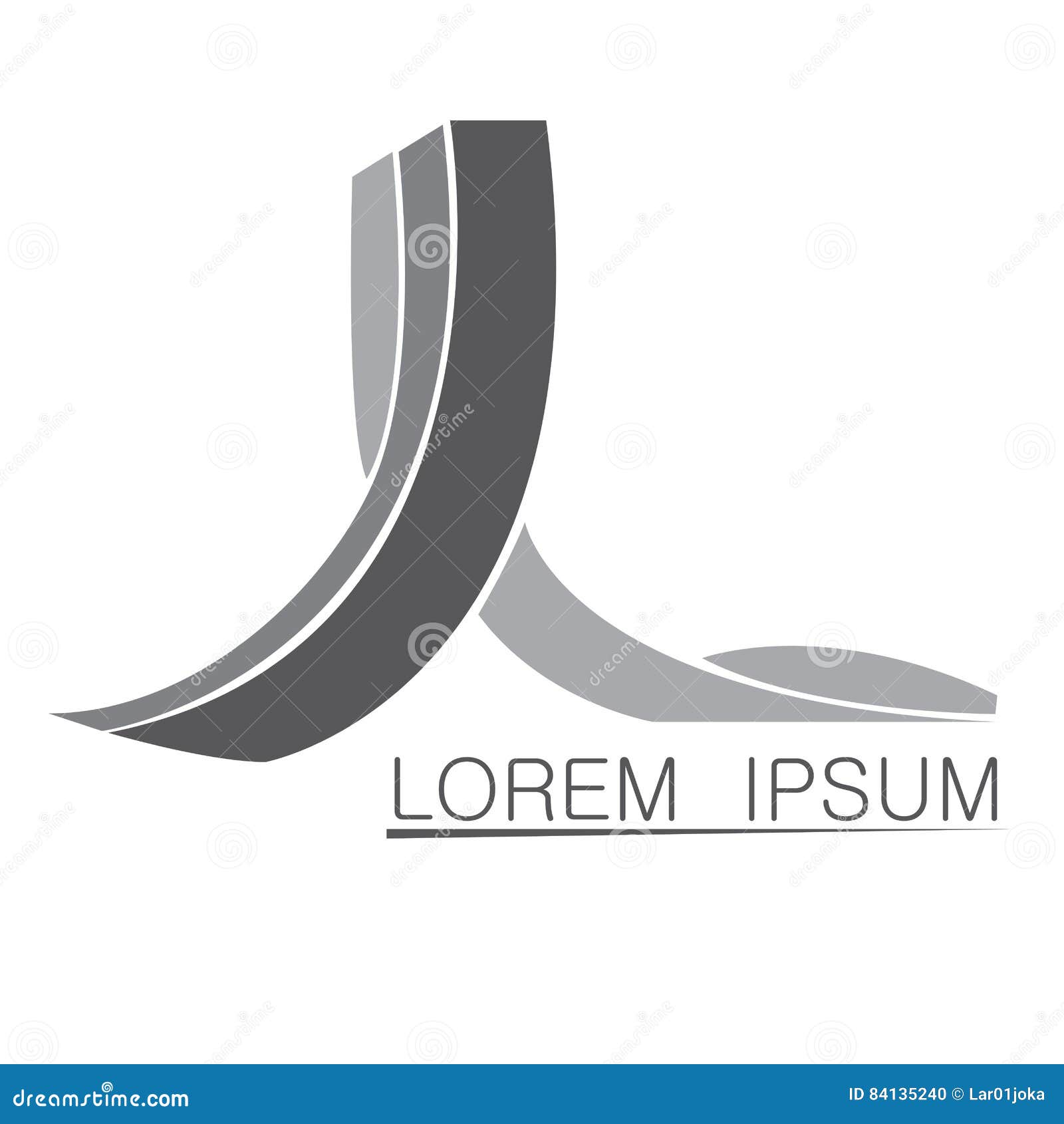 Isolated building logo stock vector. Illustration of architect - 84135240