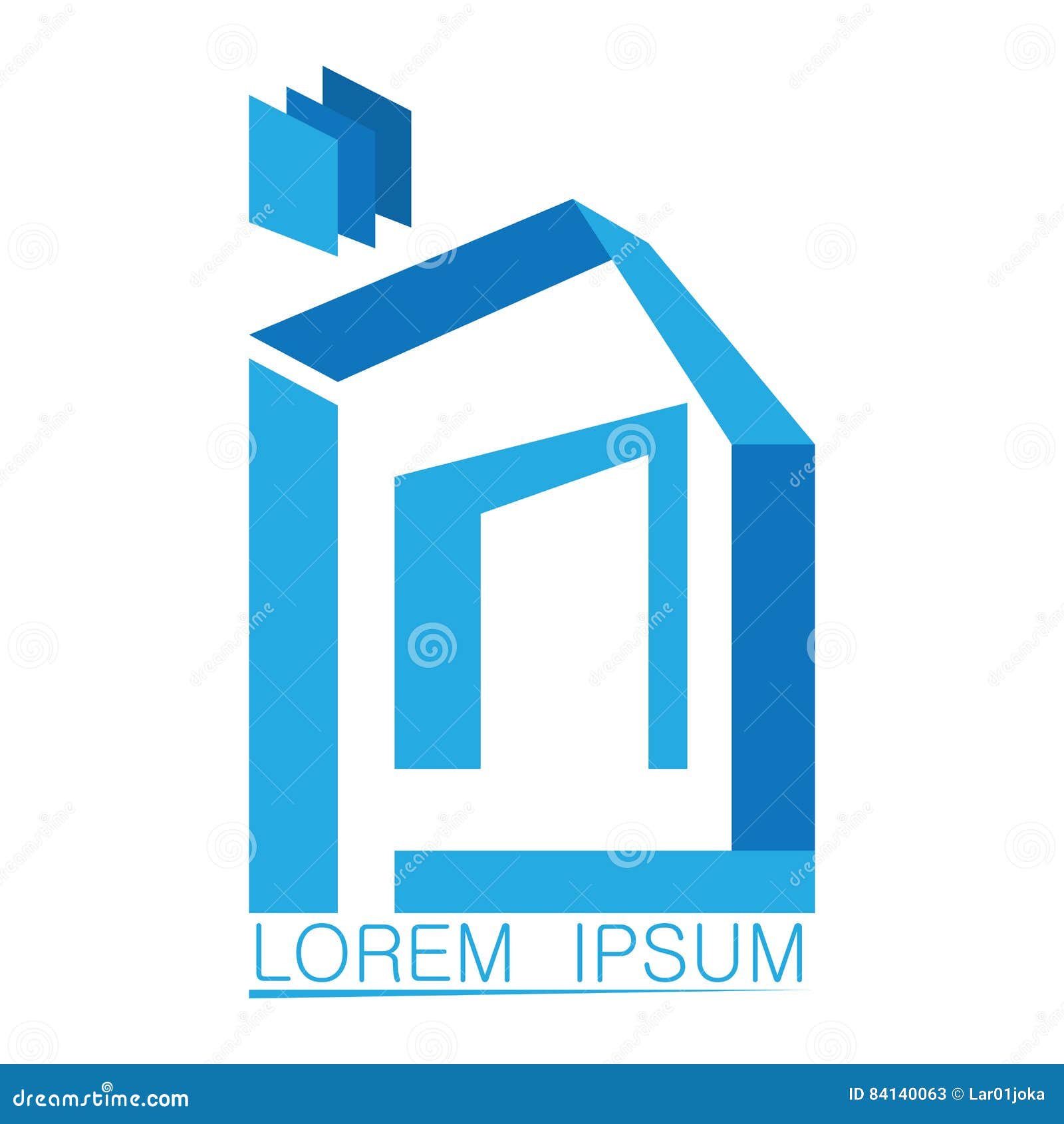 Isolated building logo stock vector. Illustration of building - 84140063