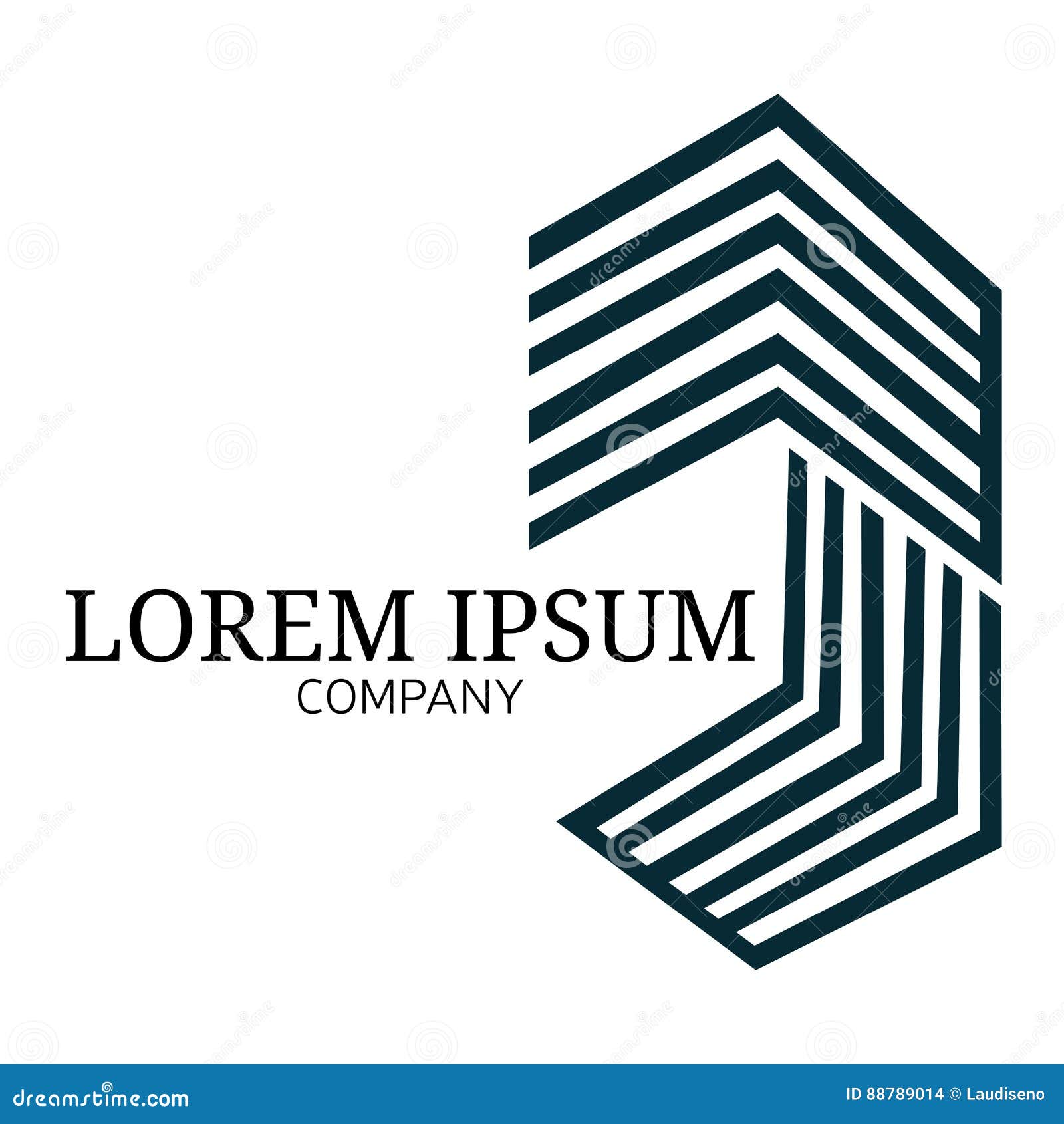 Isolated building logo stock vector. Illustration of abstract - 88789014