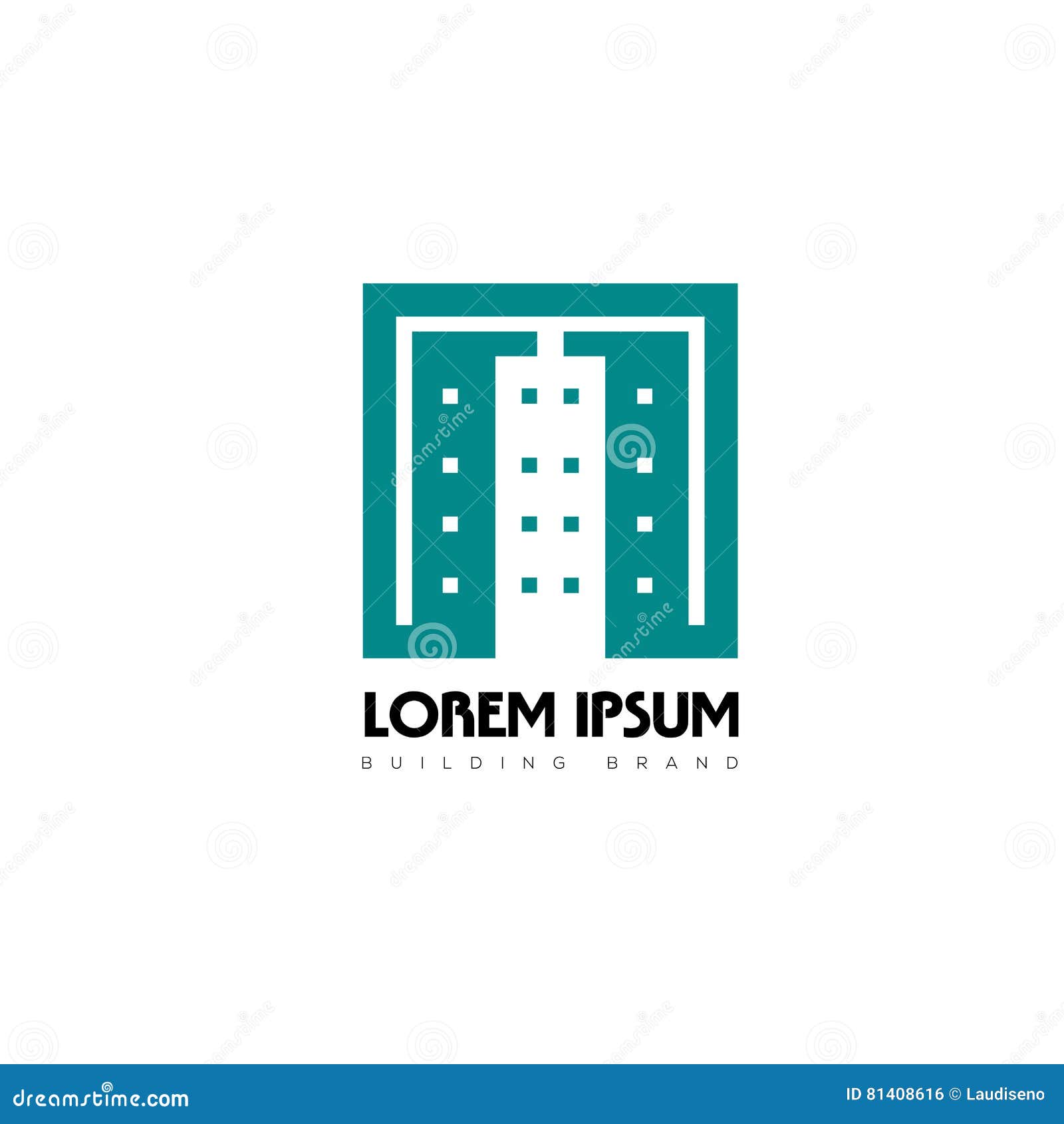 Isolated building logo stock illustration. Illustration of logo - 81408616