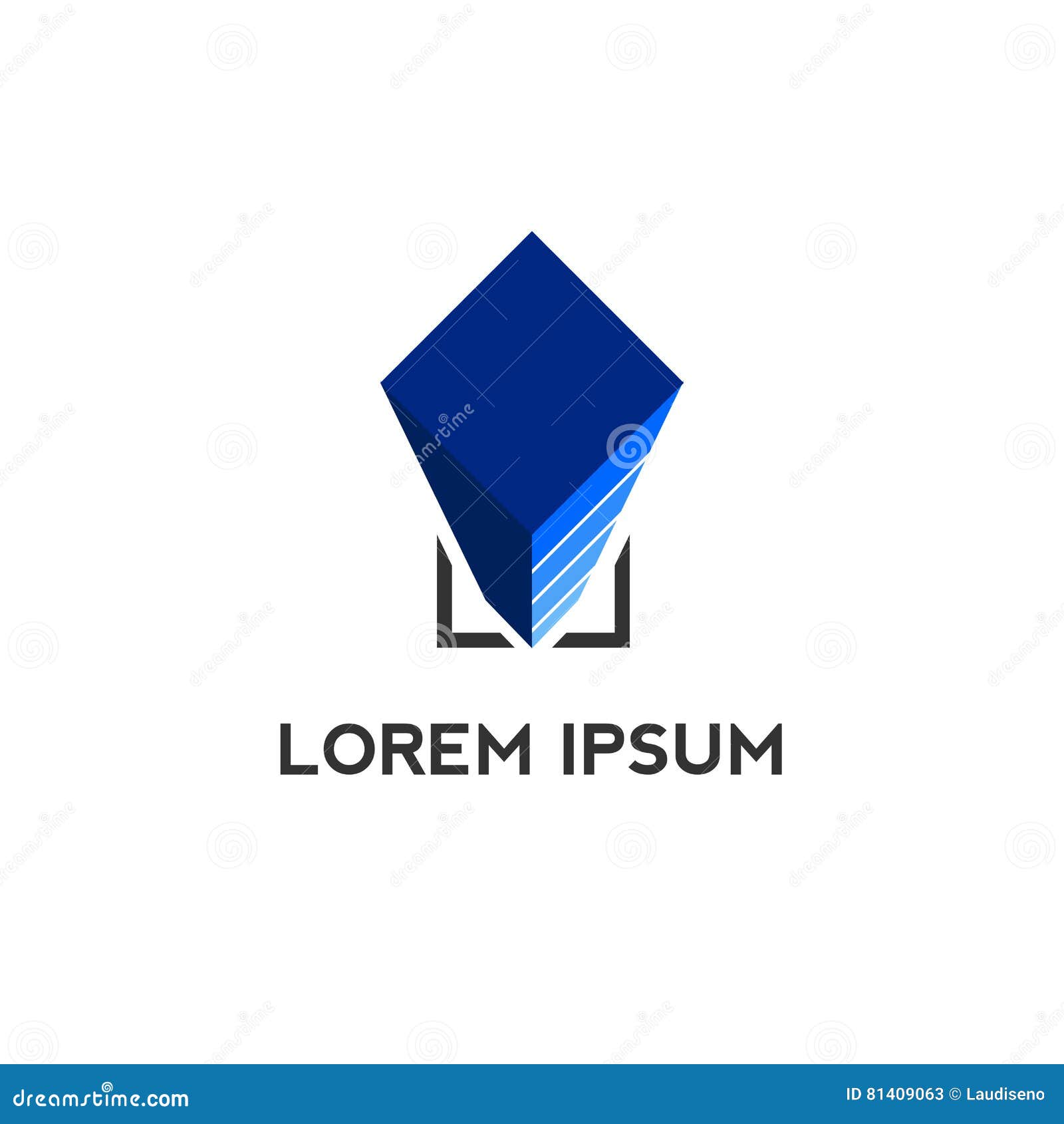 Isolated building logo stock illustration. Illustration of concept ...