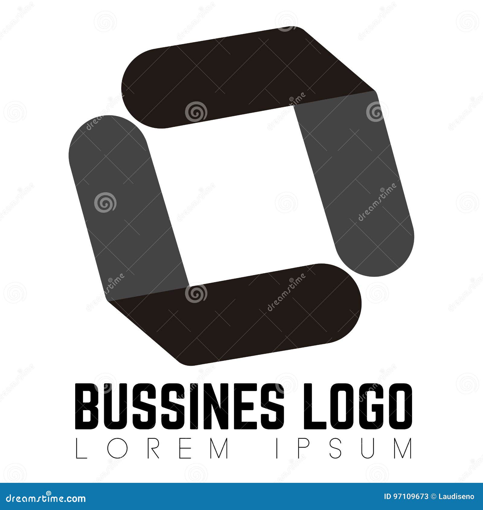 Isolated business logo stock vector. Illustration of idea - 97109673