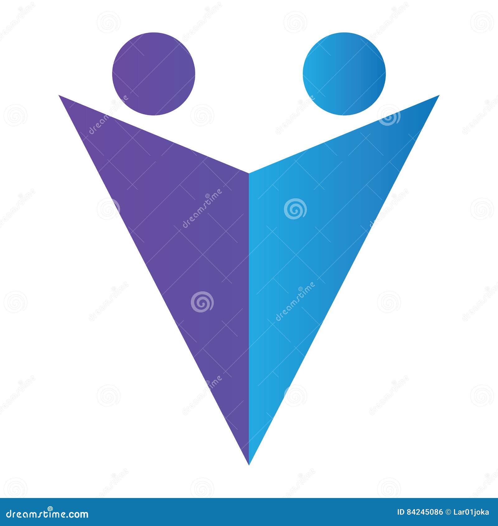 Isolated business logo stock vector. Illustration of social - 84245086