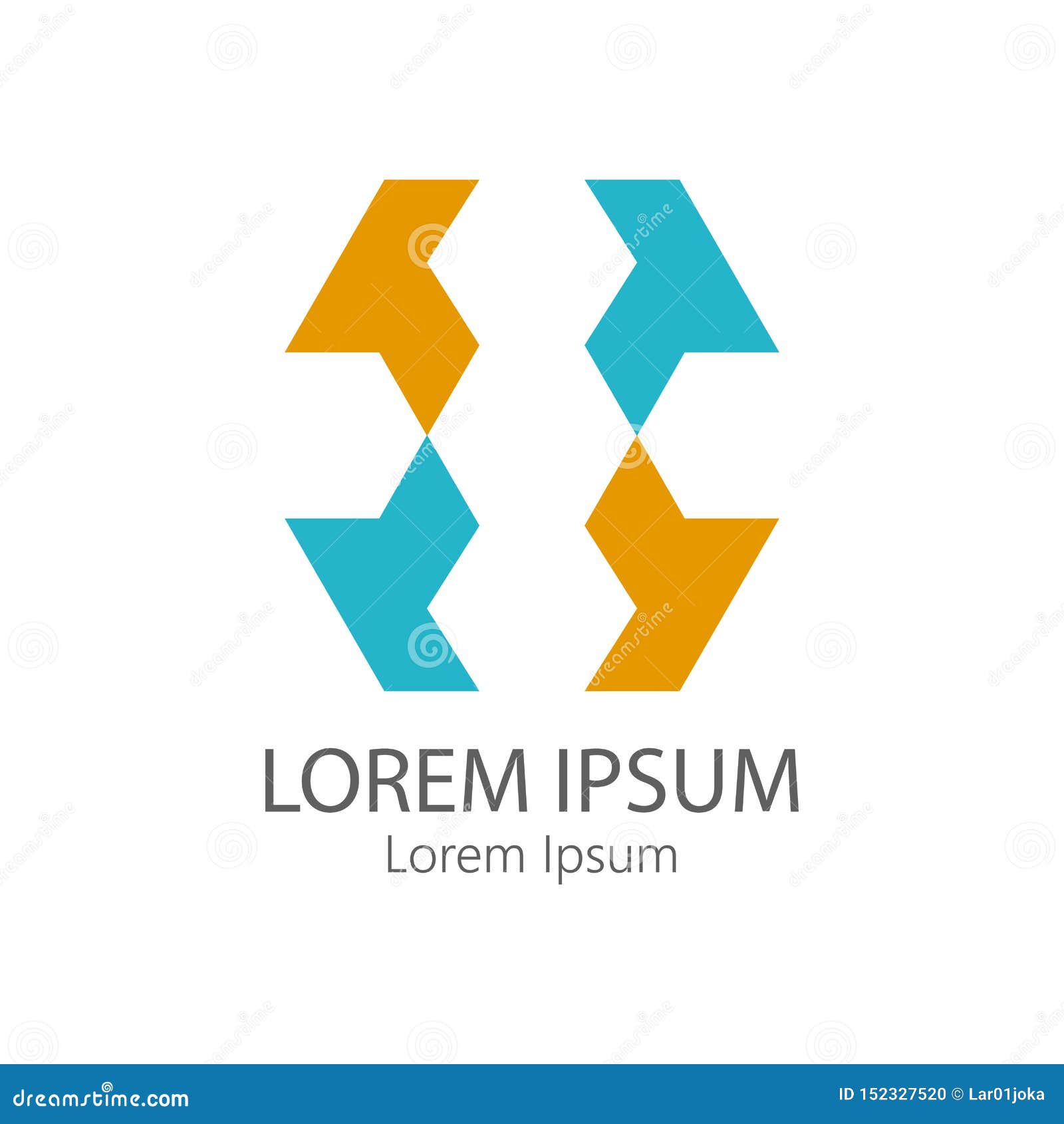 Isolated business logo stock vector. Illustration of text - 152327520