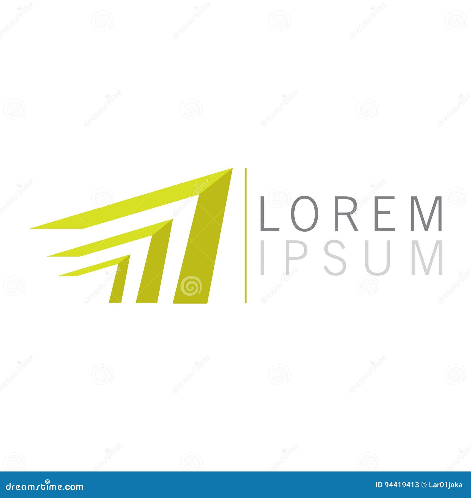 Isolated business logo stock vector. Illustration of identity - 94419413