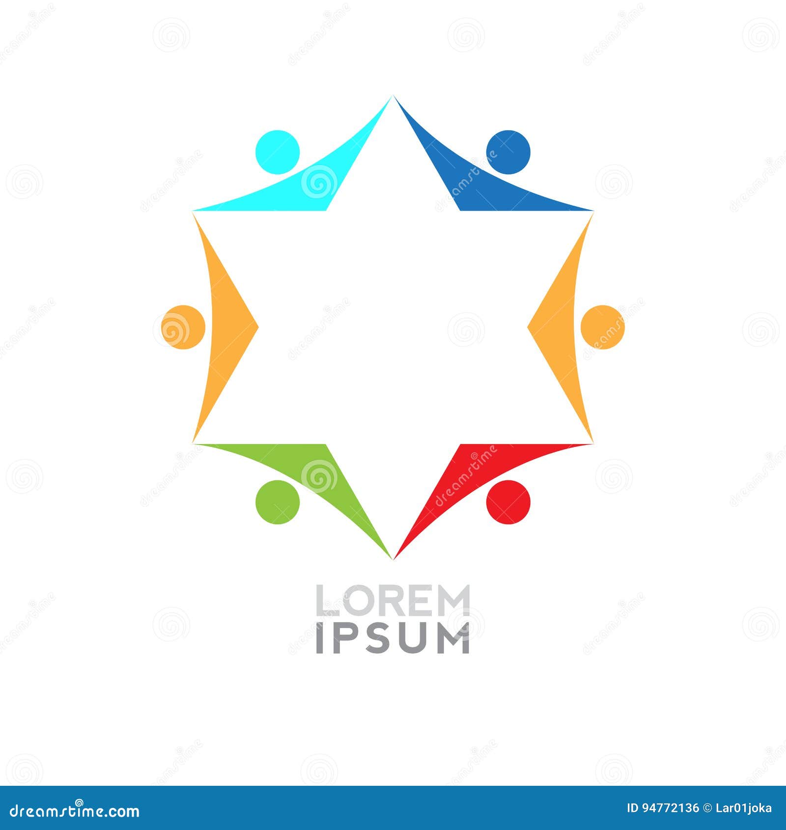 Isolated business logo stock vector. Illustration of community - 94772136