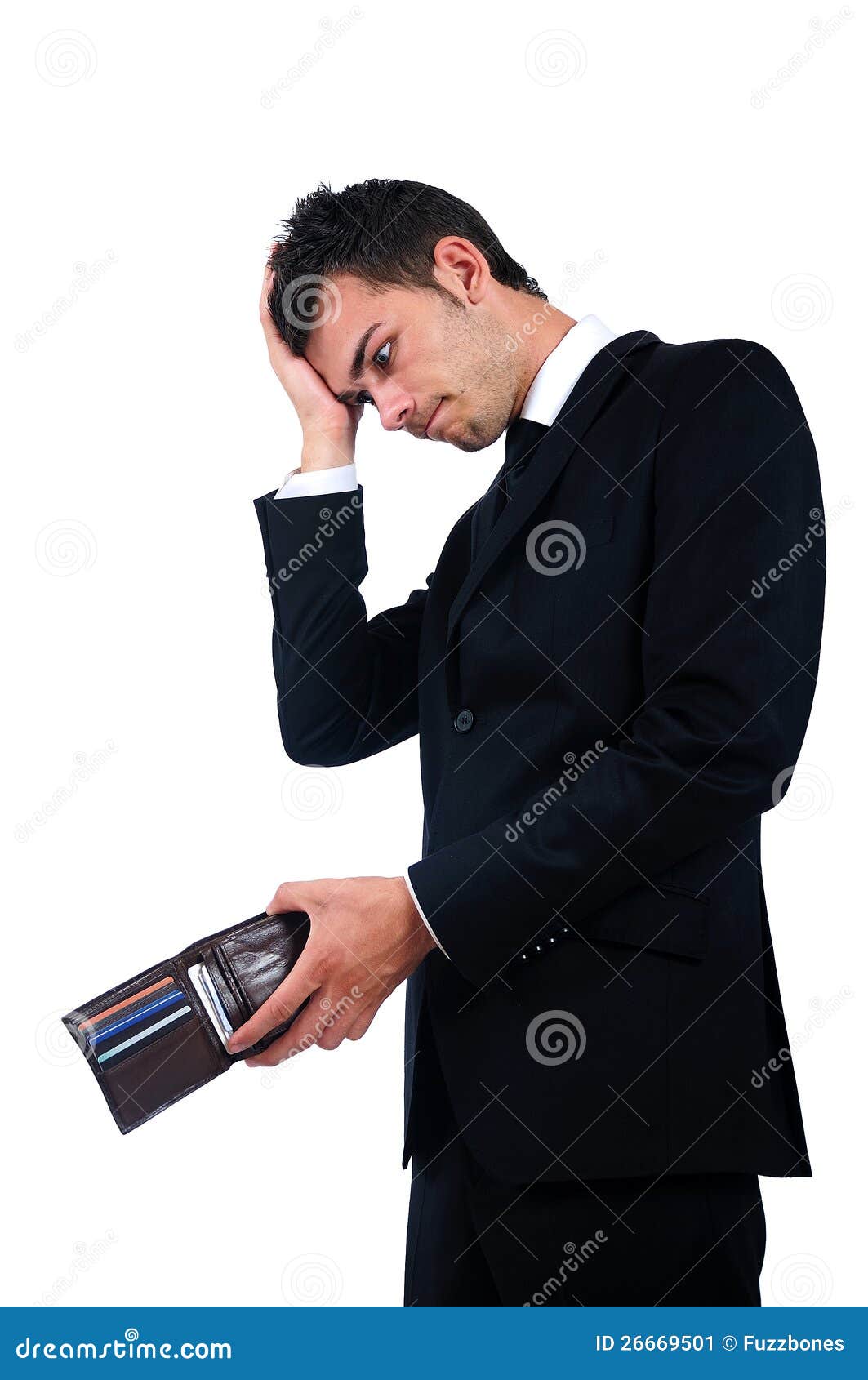 Isolated business man stock image. Image of isolate, cash - 26669501