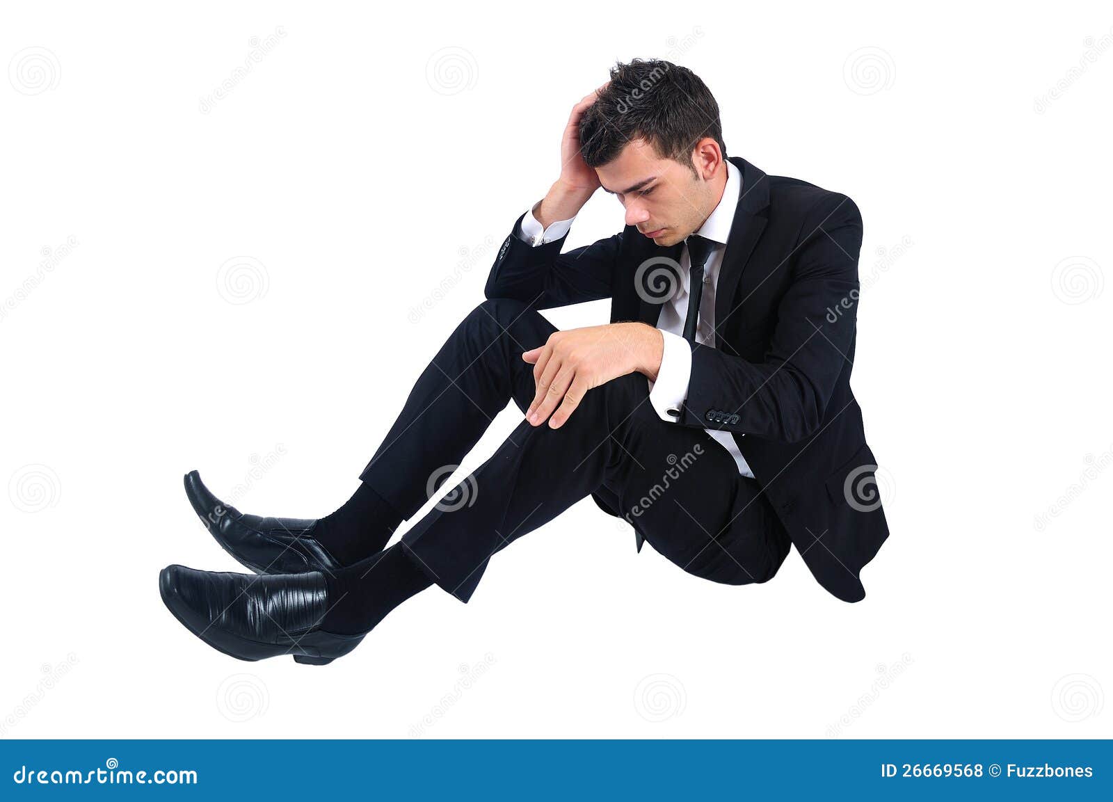 Isolated business man stock photo. Image of person, full - 26669568