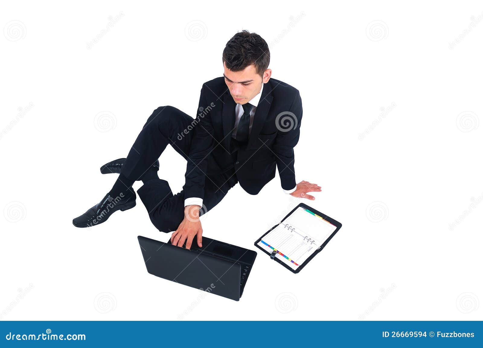 Isolated business man stock photo. Image of businessman - 26669594