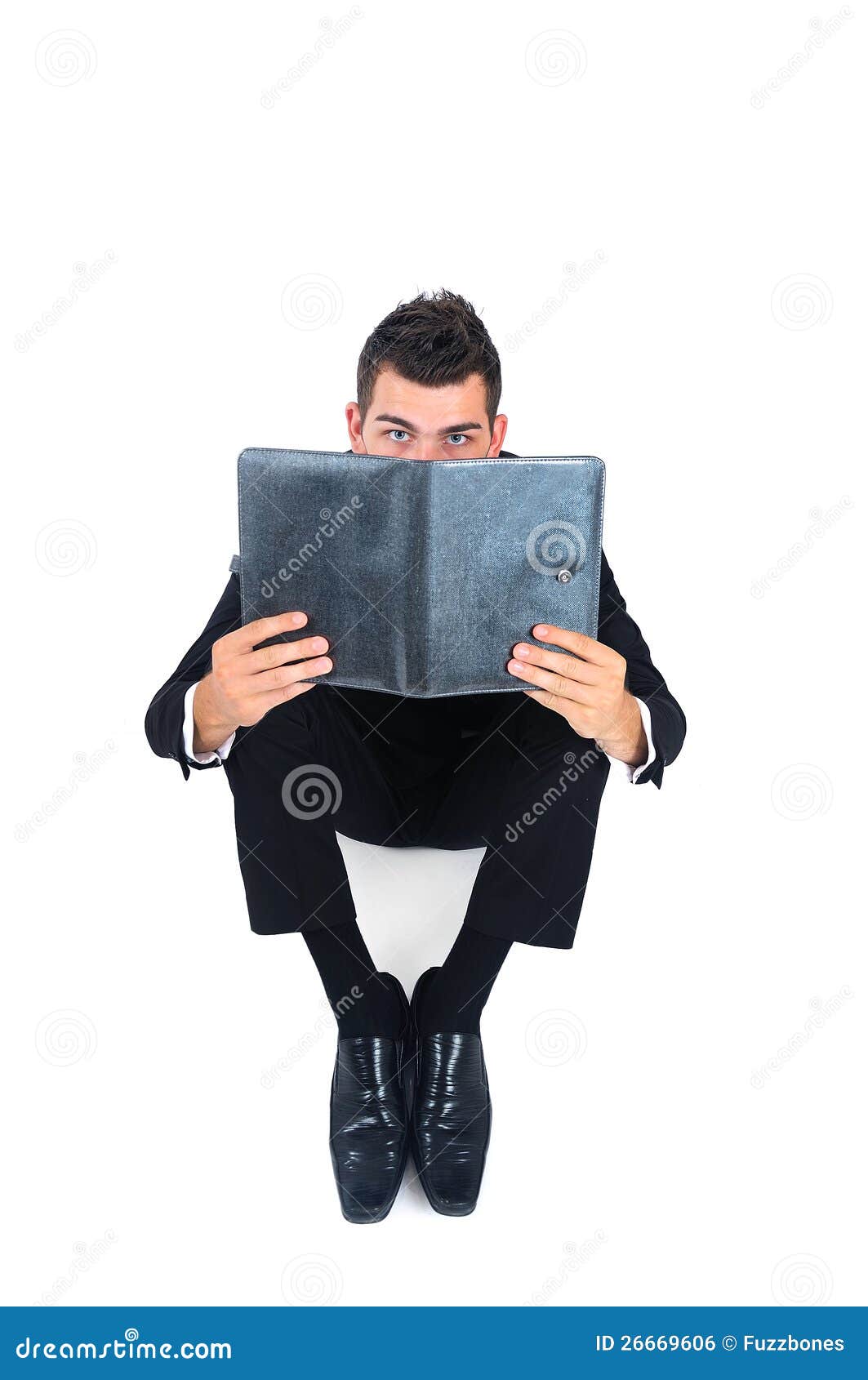 Isolated business man stock photo. Image of male, executive - 26669606