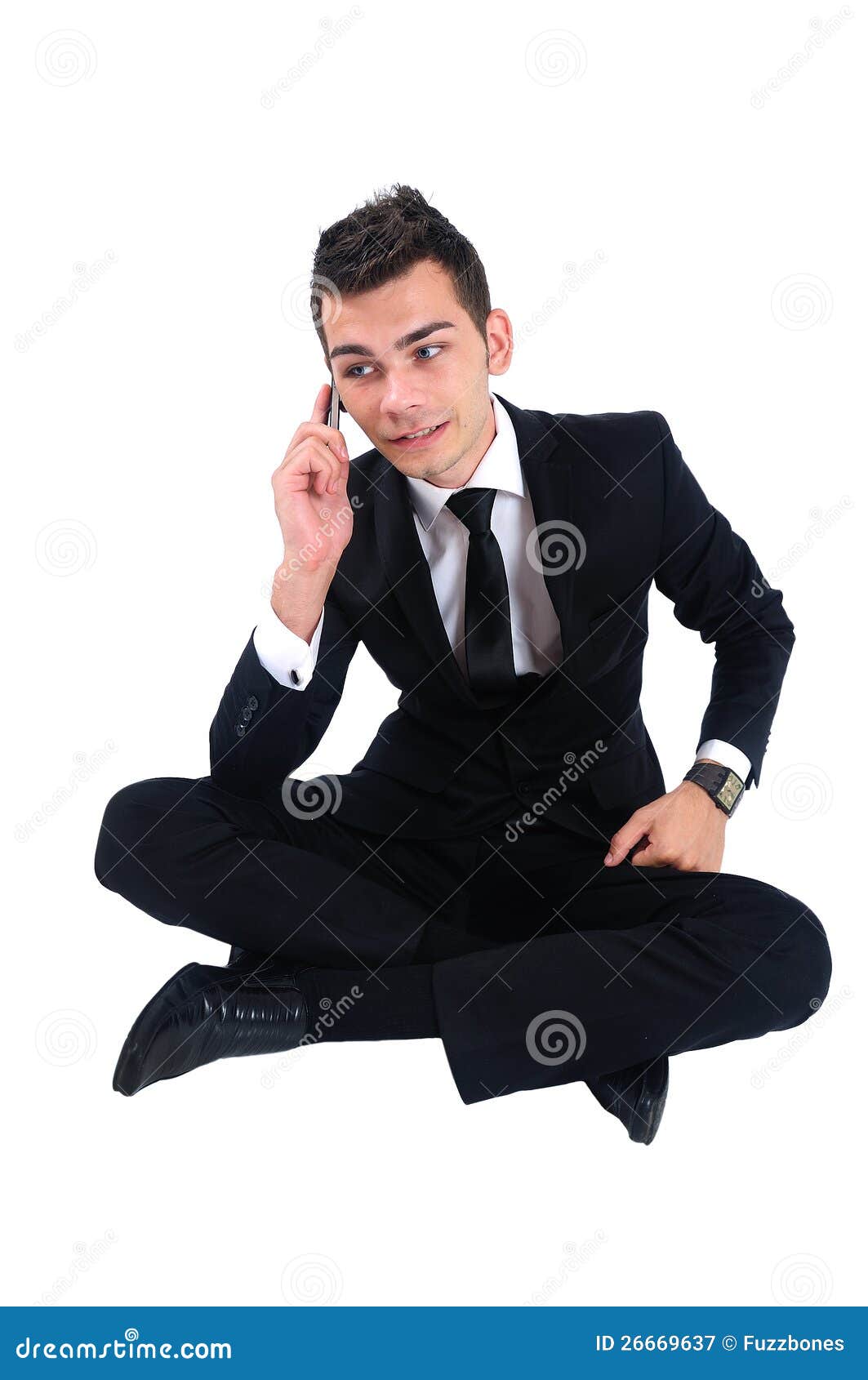 Isolated business man stock image. Image of caucasian - 26669637