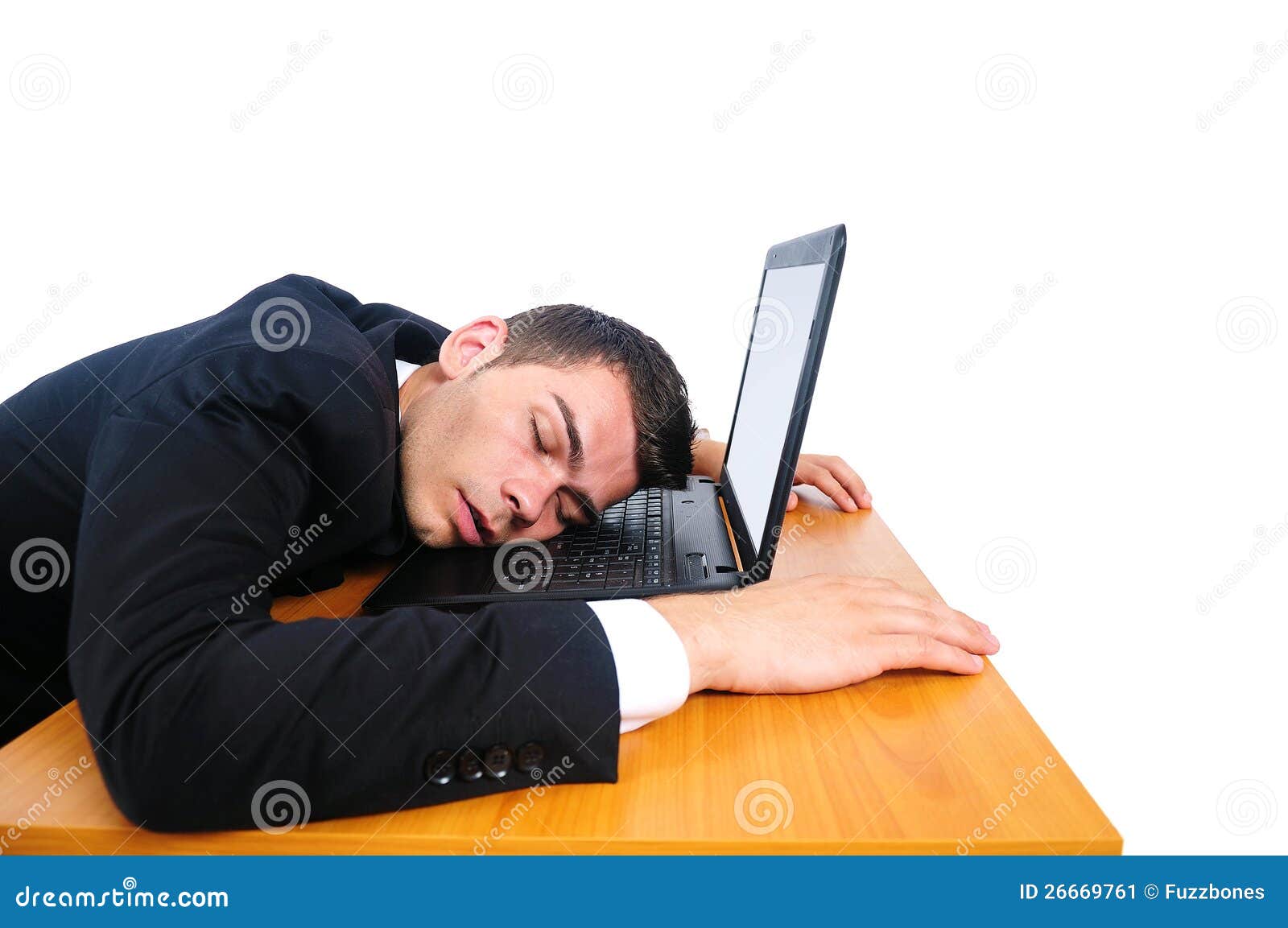 Isolated business man stock image. Image of employee - 26669761