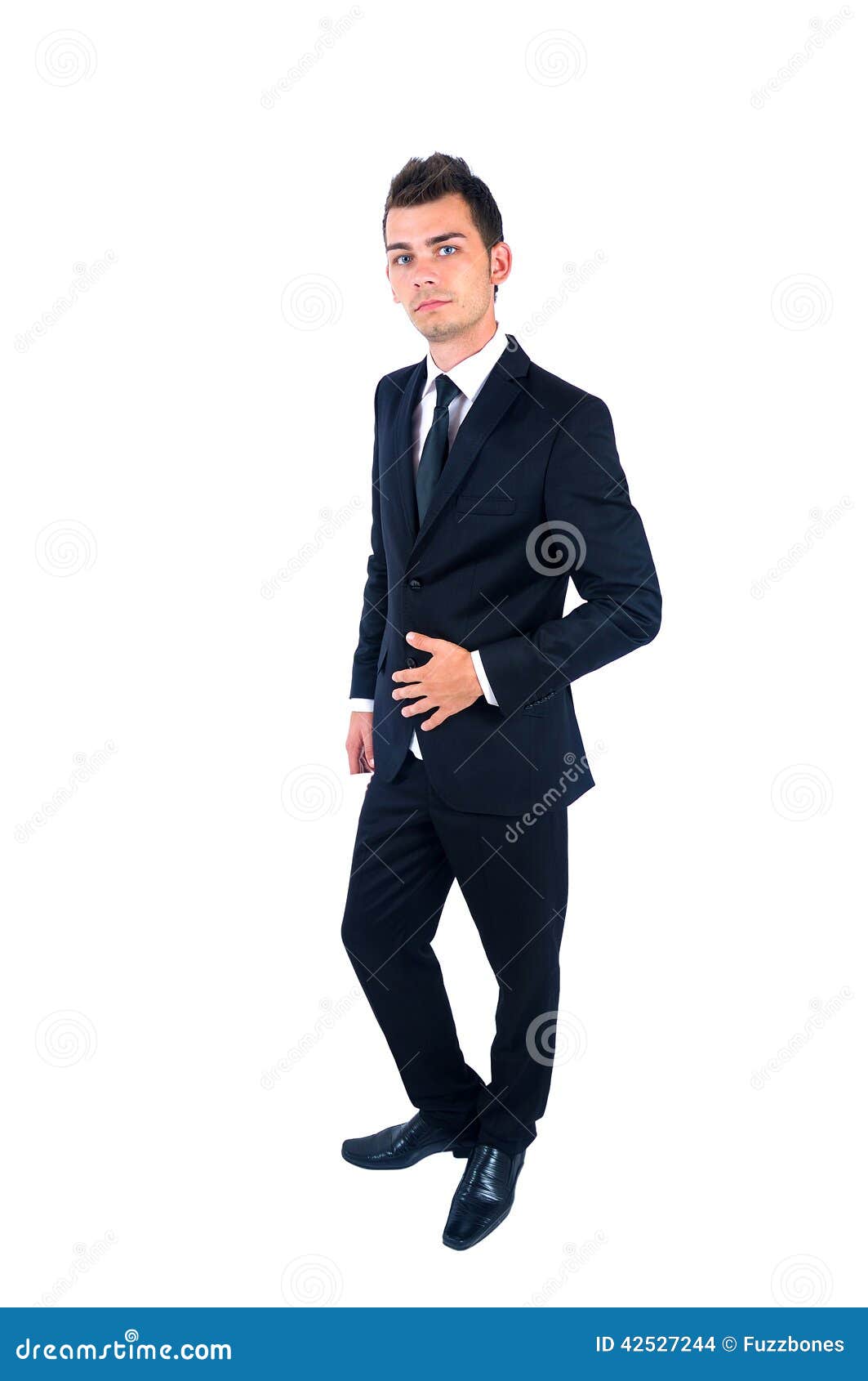 Isolated business man stock photo. Image of handsome - 42527244