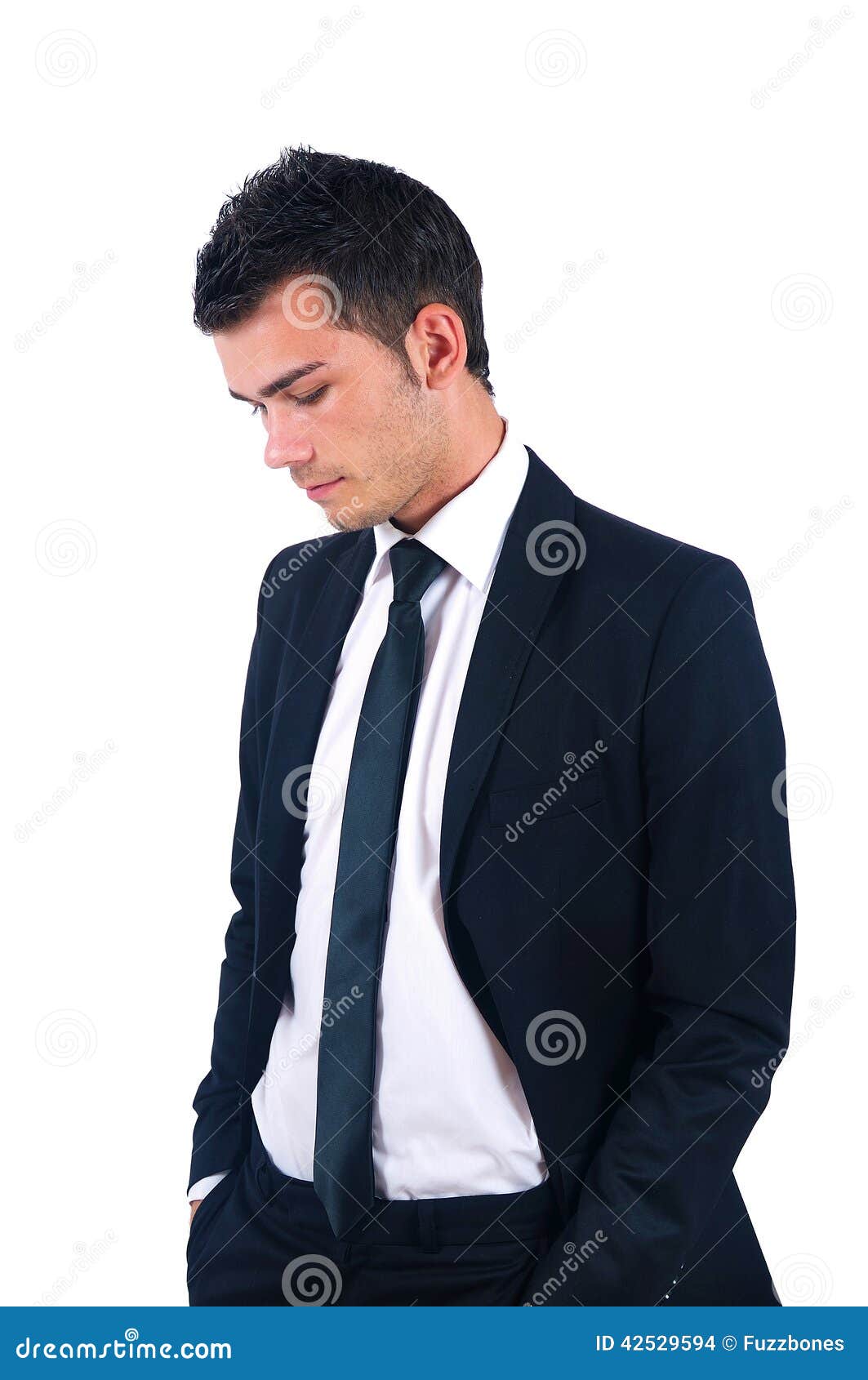 Isolated business man stock photo. Image of career, caucasian - 42529594