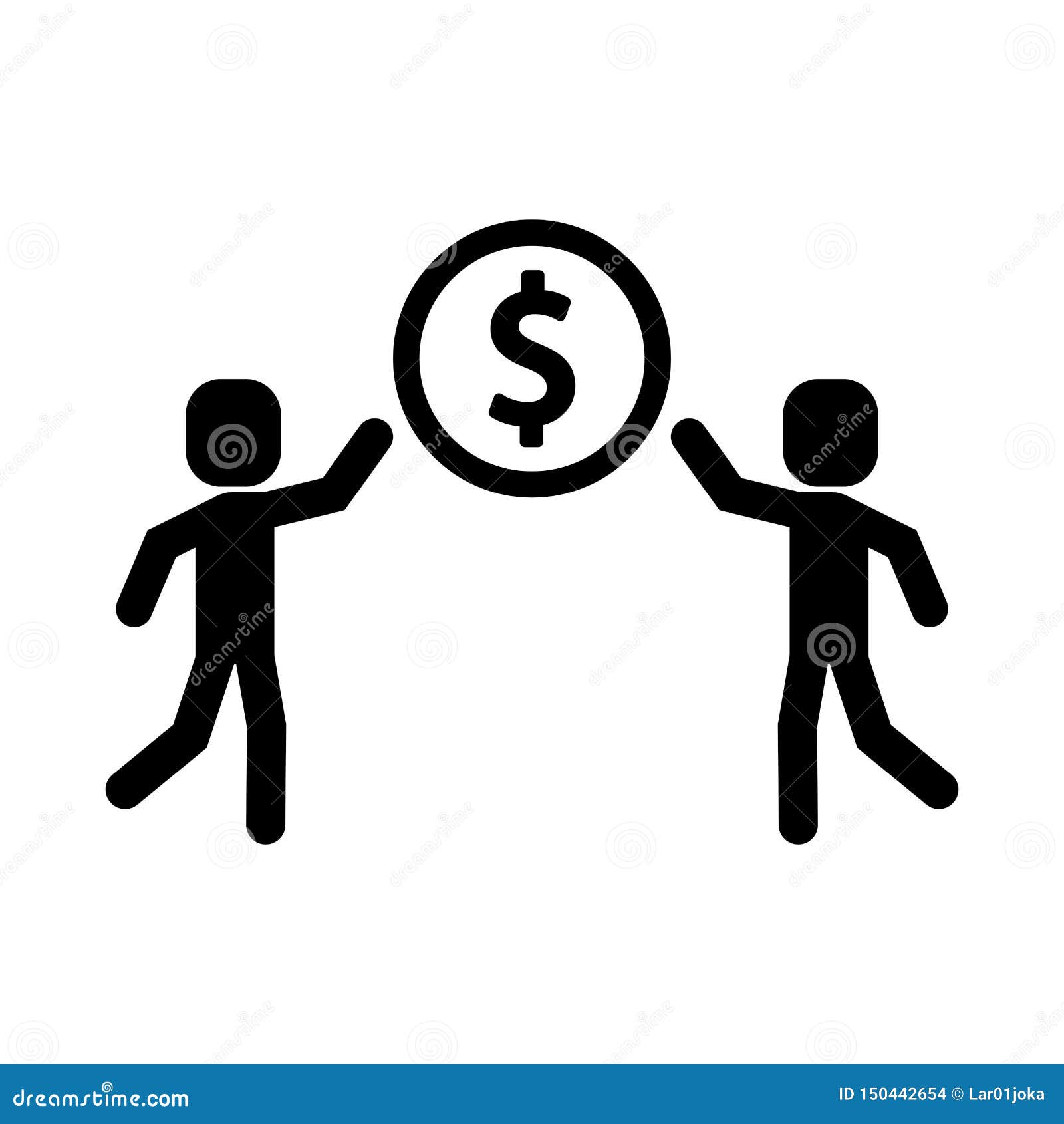 Isolated Business Teamwork Icon. Business Concept Stock Vector ...