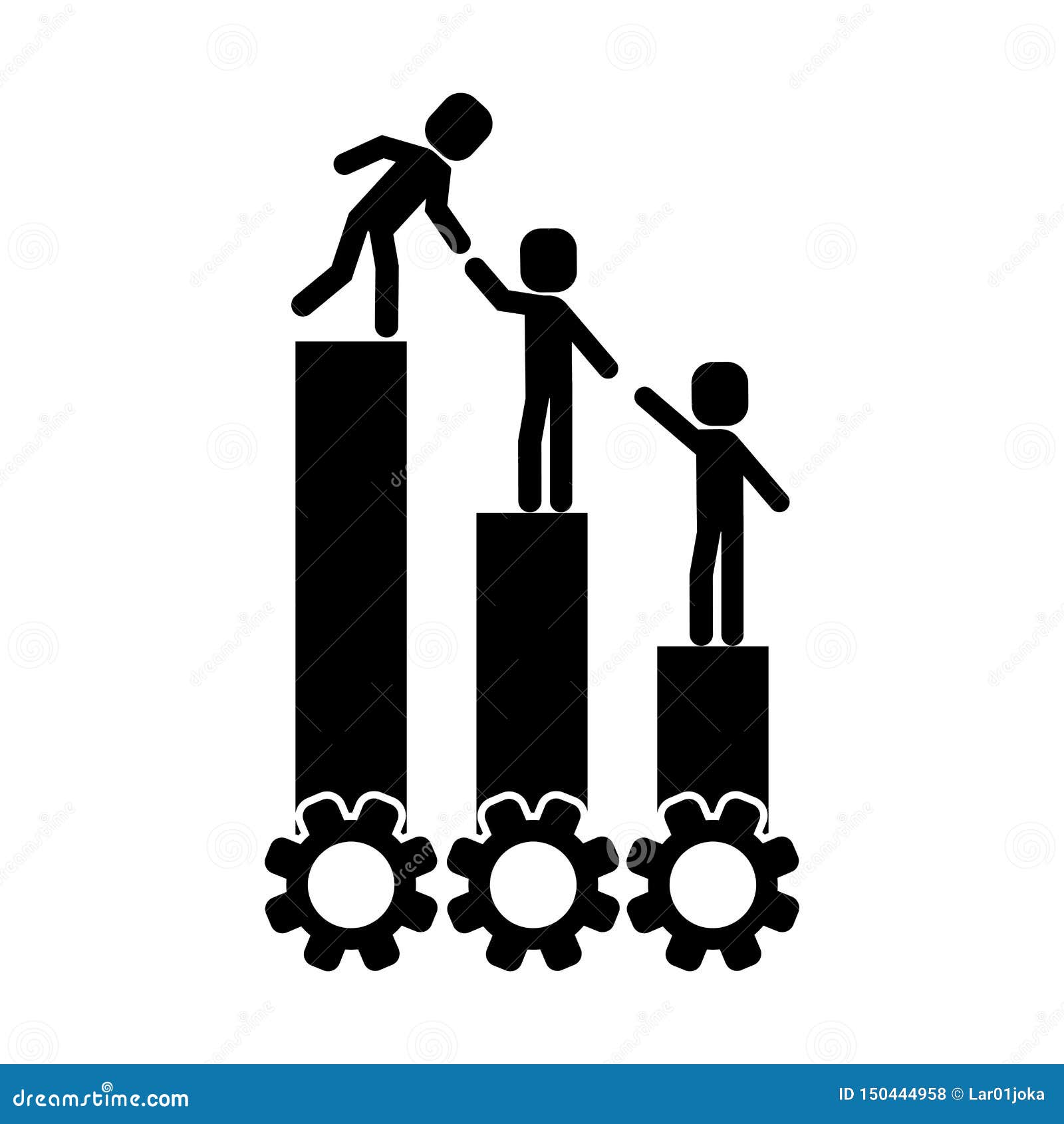 Isolated Business Teamwork Icon. Business Concept Stock Vector ...